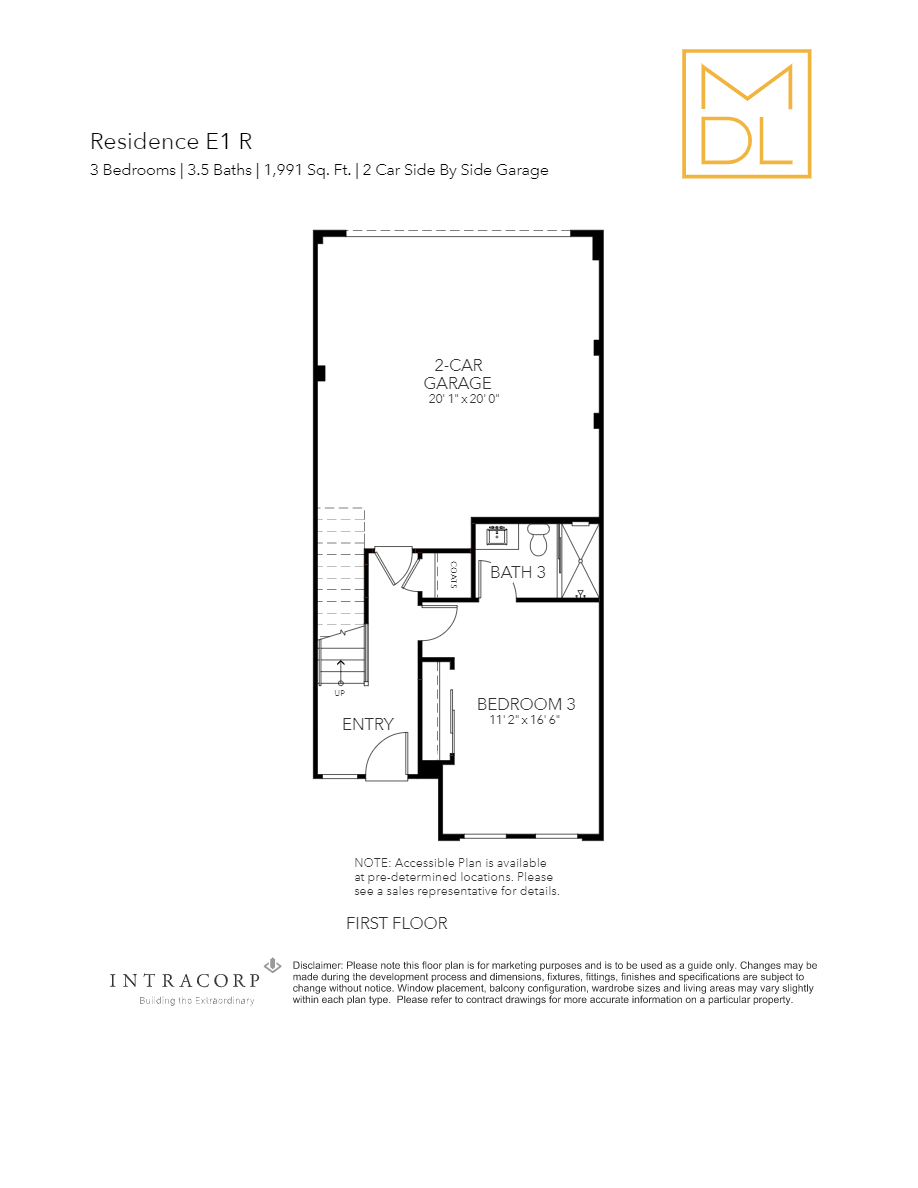 MDL Irvine - E1 Floor Plan, Irvine CA | Livabl