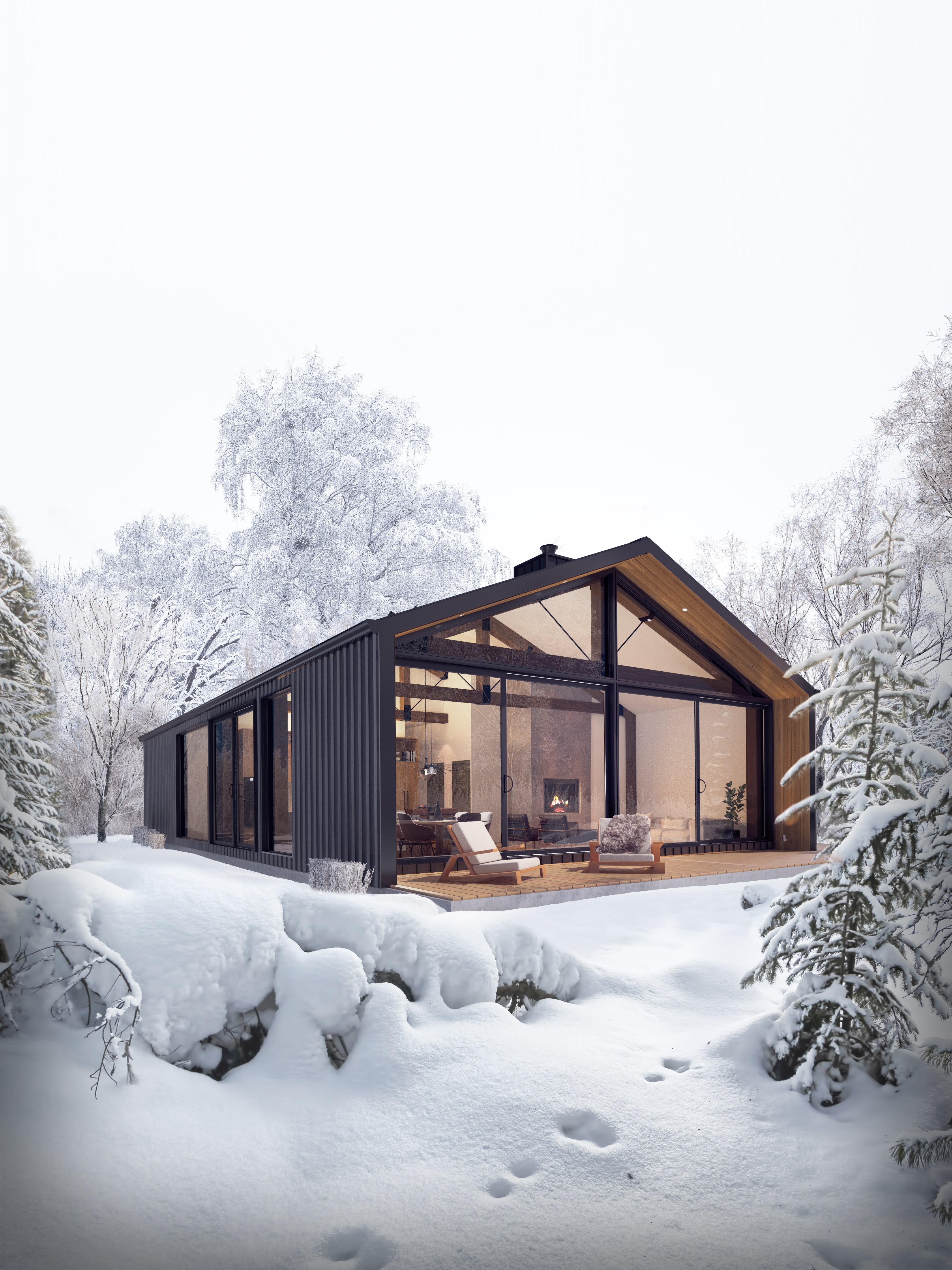 Refuge Du Sommet - Chalet Du Refuge Floor Plan, Lac-Supérieur QC | Livabl