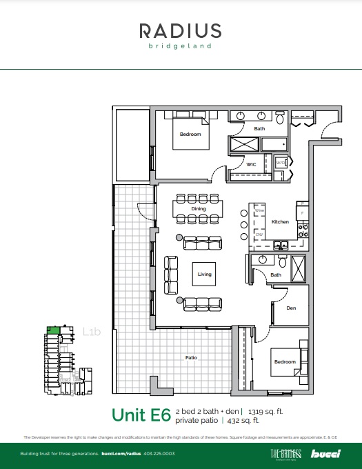 Radius Bridgeland | 121 | Floor Plans and Pricing