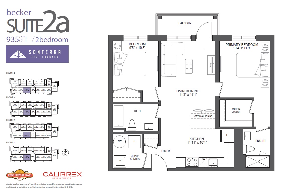 Sonterra Condos at Lackner Ridge - Becker Floor Plan, Kitchener ON | Livabl