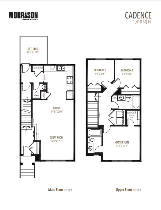 Legacy - Cadence Floor Plan, Calgary AB | Livabl