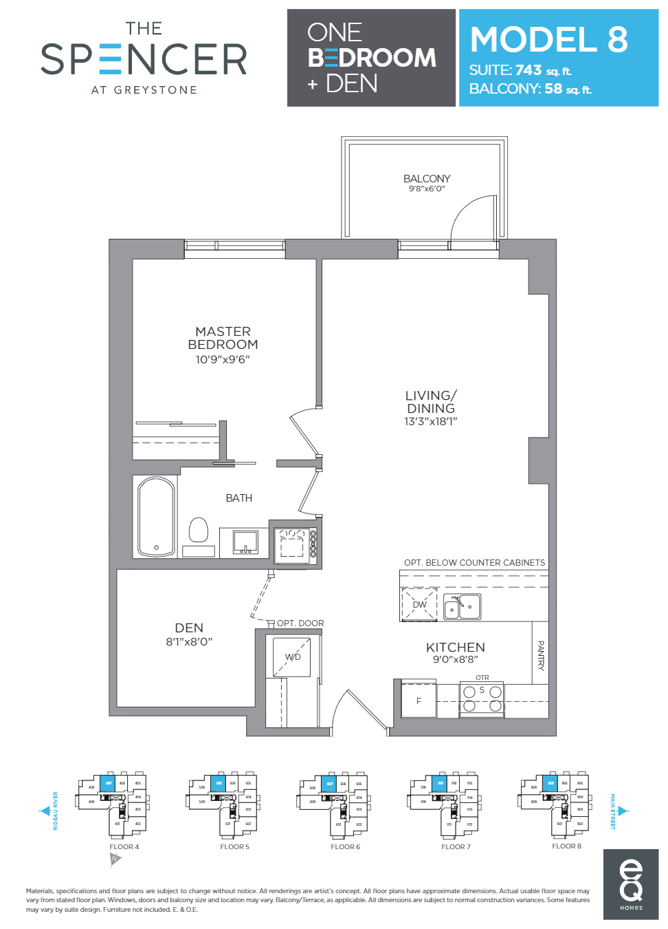The Spencer at Greystone | 8 | Floor Plans and Pricing