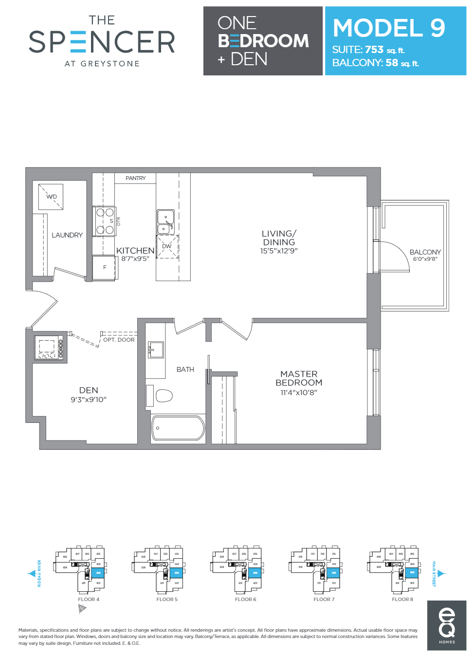 The Spencer at Greystone | 9 | Floor Plans and Pricing