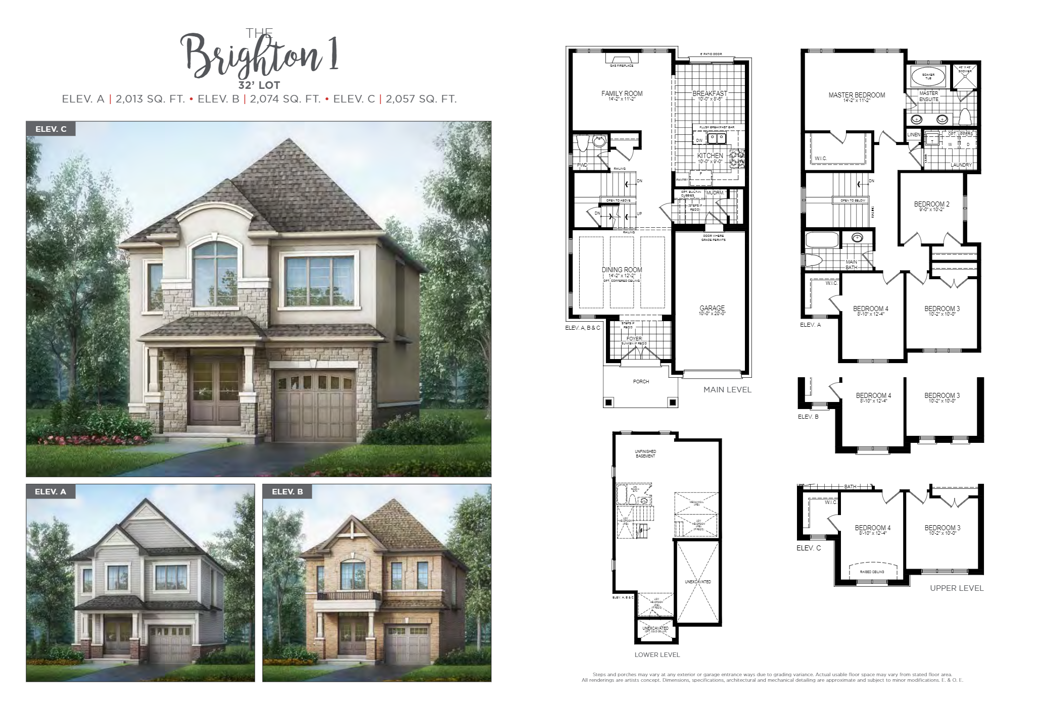 Orchard East | The Brighton 1 - Elev. A | Floor Plans and Pricing