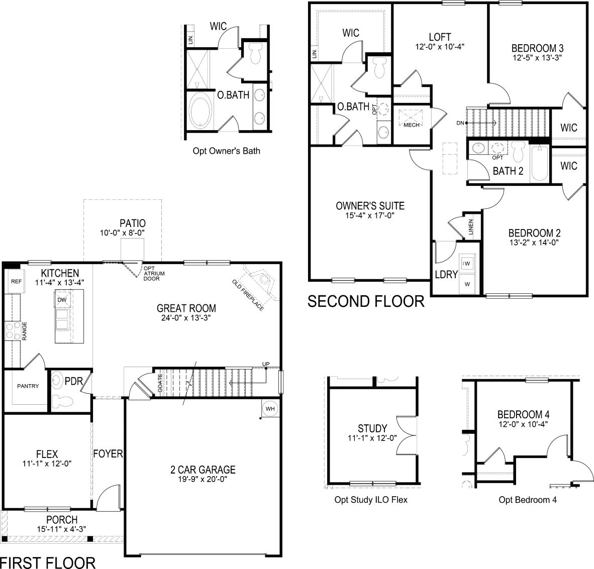 PENWELL floor plan at Aston Park in Maryville, TN