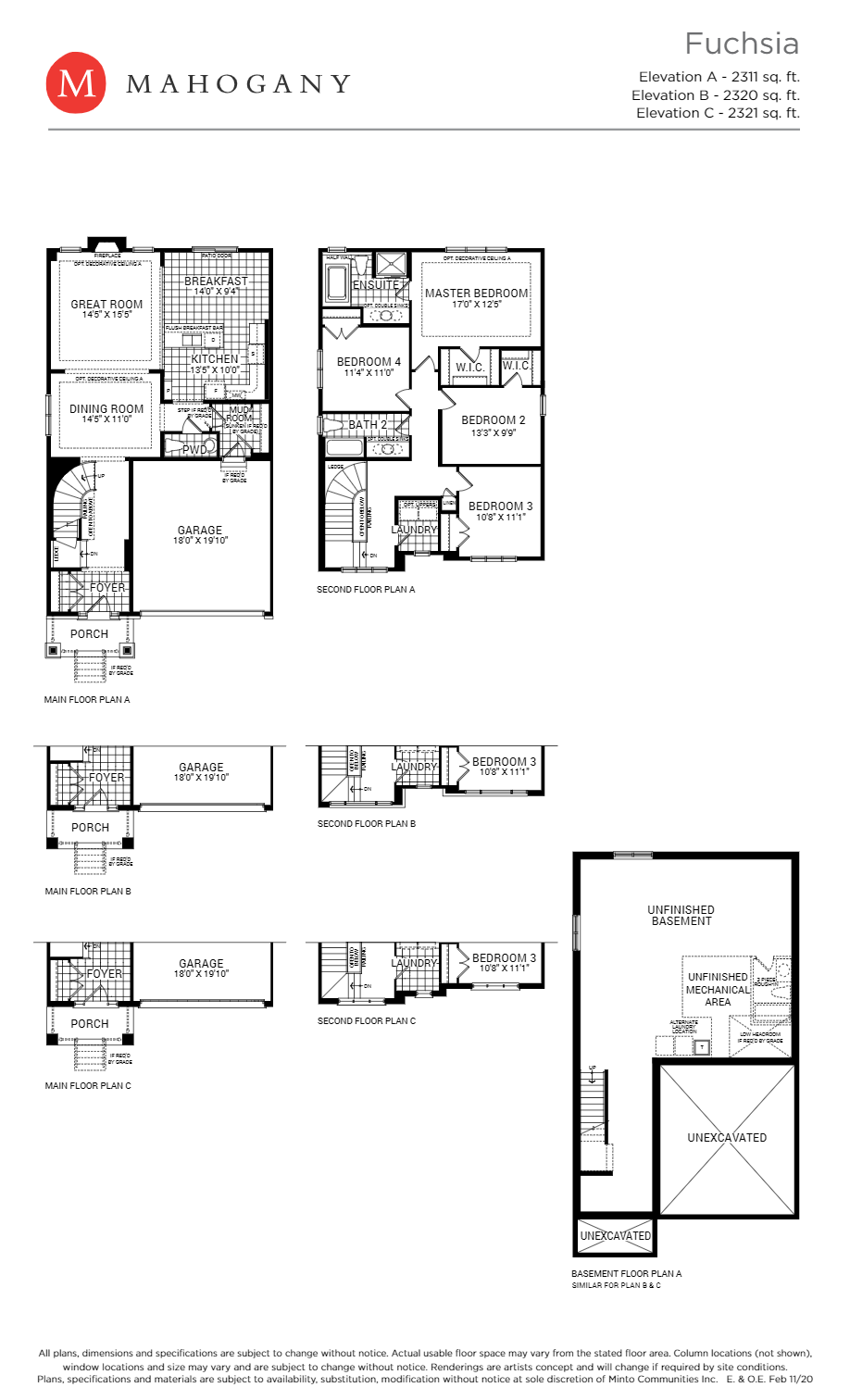 Mahogany | Fuchsia | Floor Plans and Pricing