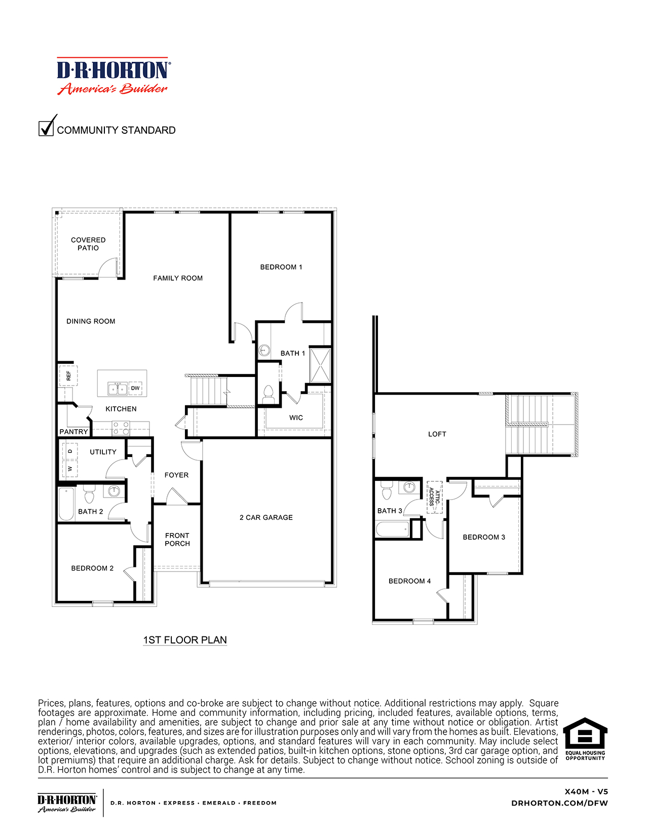 Winn Ridge | X40M Midland | Floor Plans and Pricing