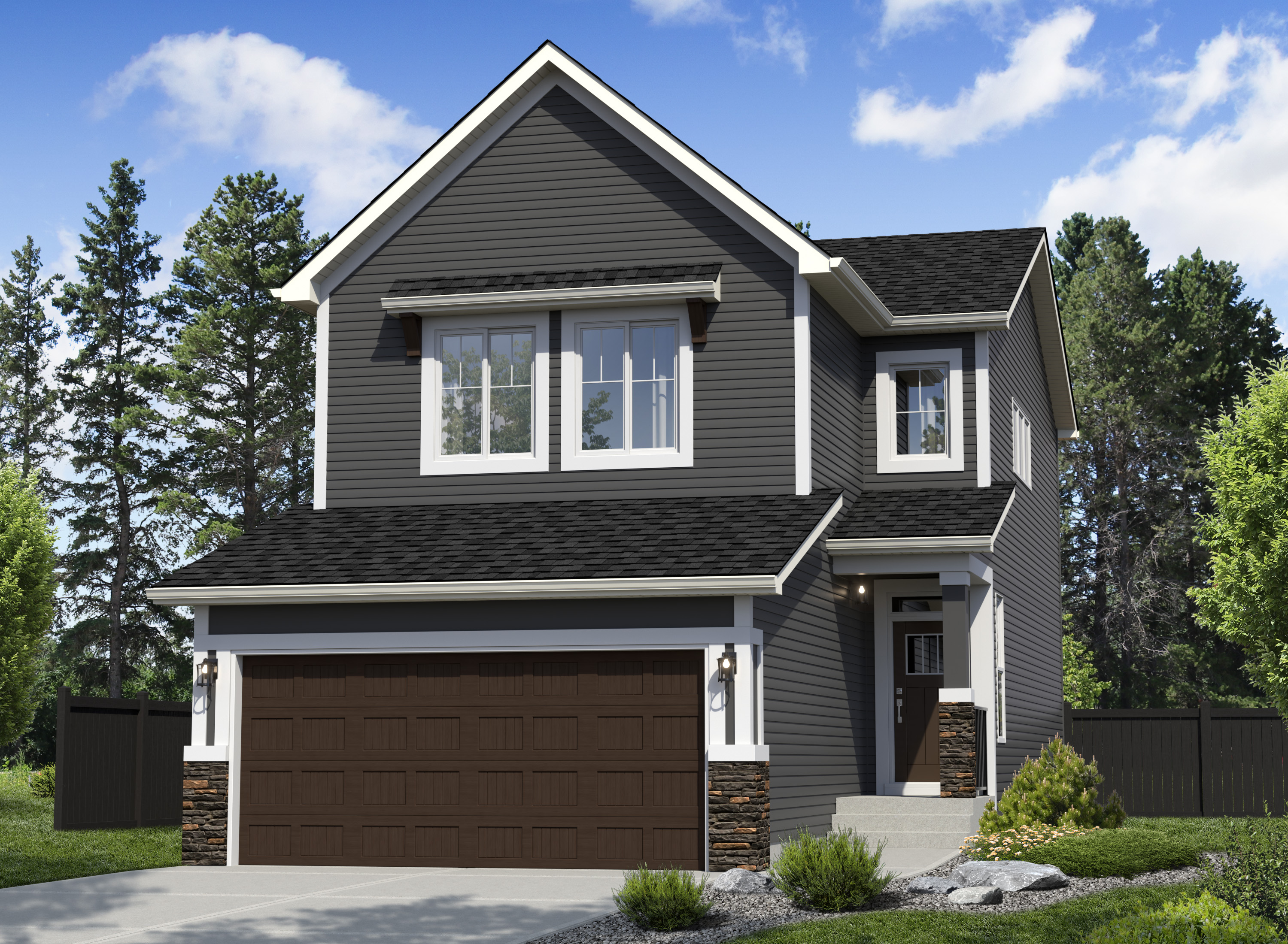 Denver floor plan at Belmont in Calgary, AB