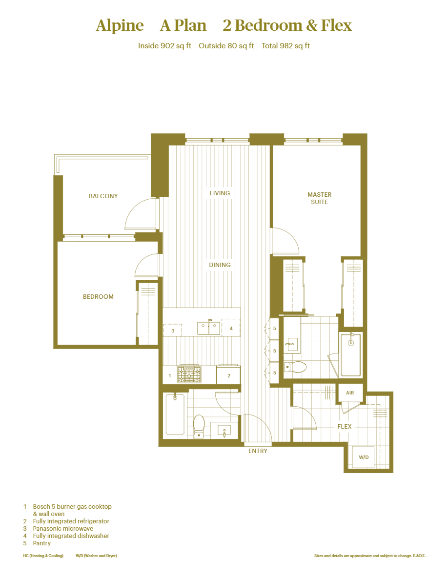 Parkside at Lynn - A Floor Plan, North Vancouver BC | Livabl