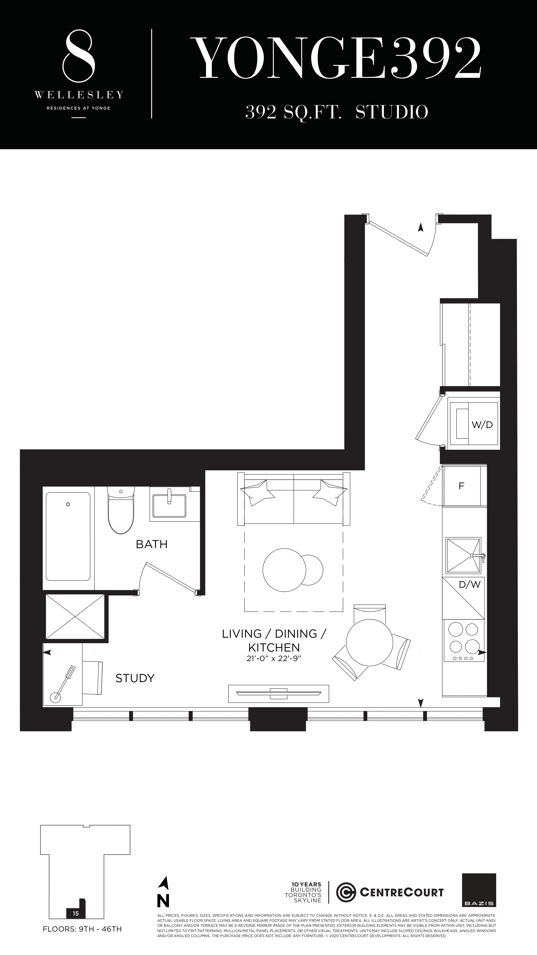 8 Wellesley Residences | Yonge 392 | Floor Plans and Pricing