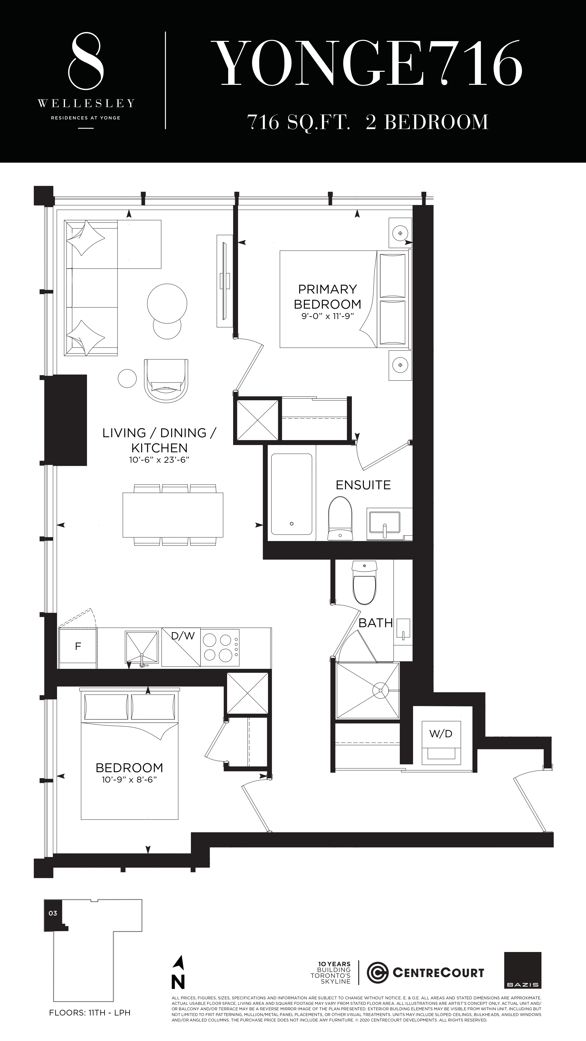 8 Wellesley Residences | Yonge 716 | Floor Plans and Pricing