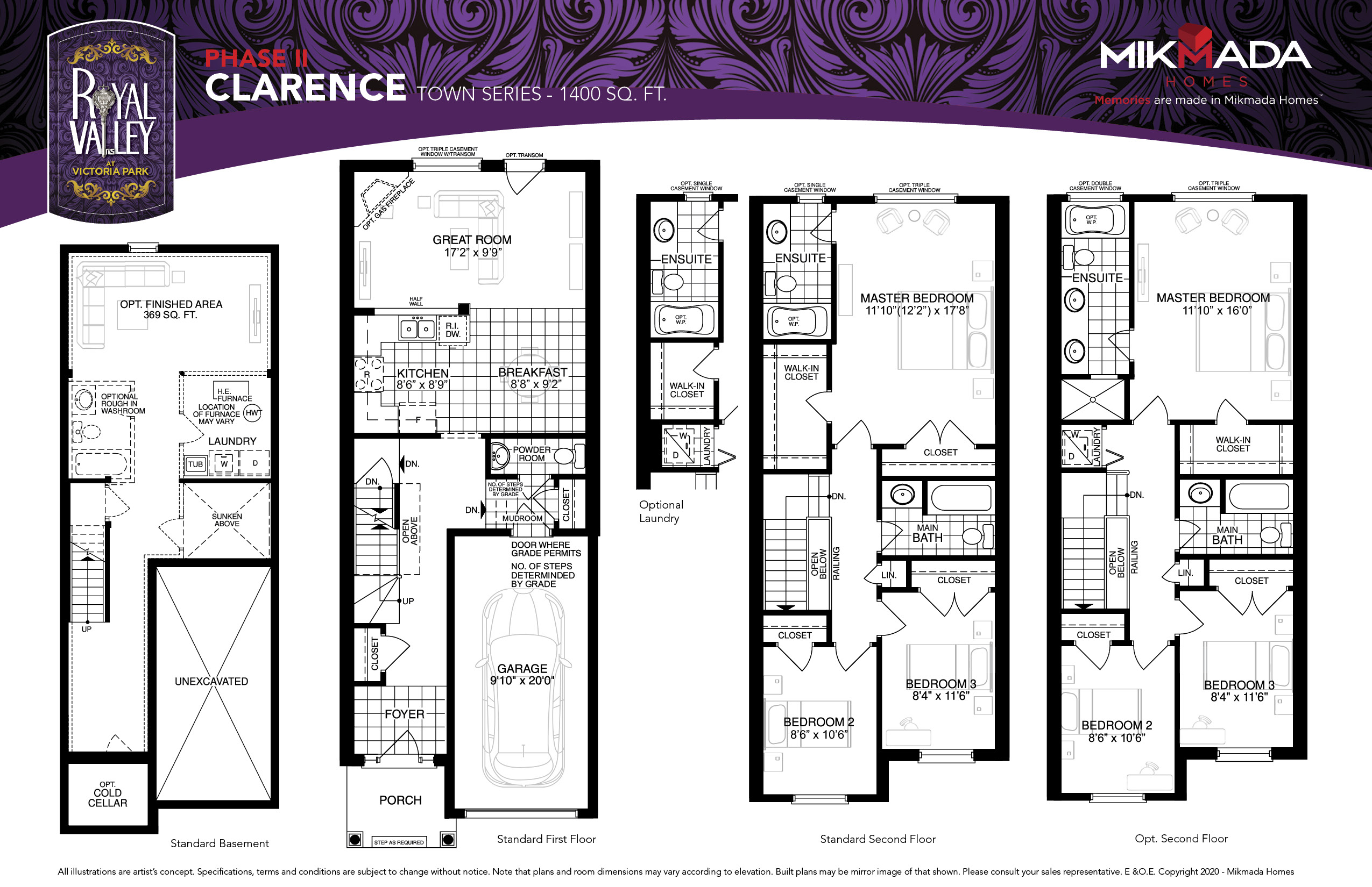 Royal Valley - Phase 2 - Clarence Floor Plan, Guelph ON | Livabl