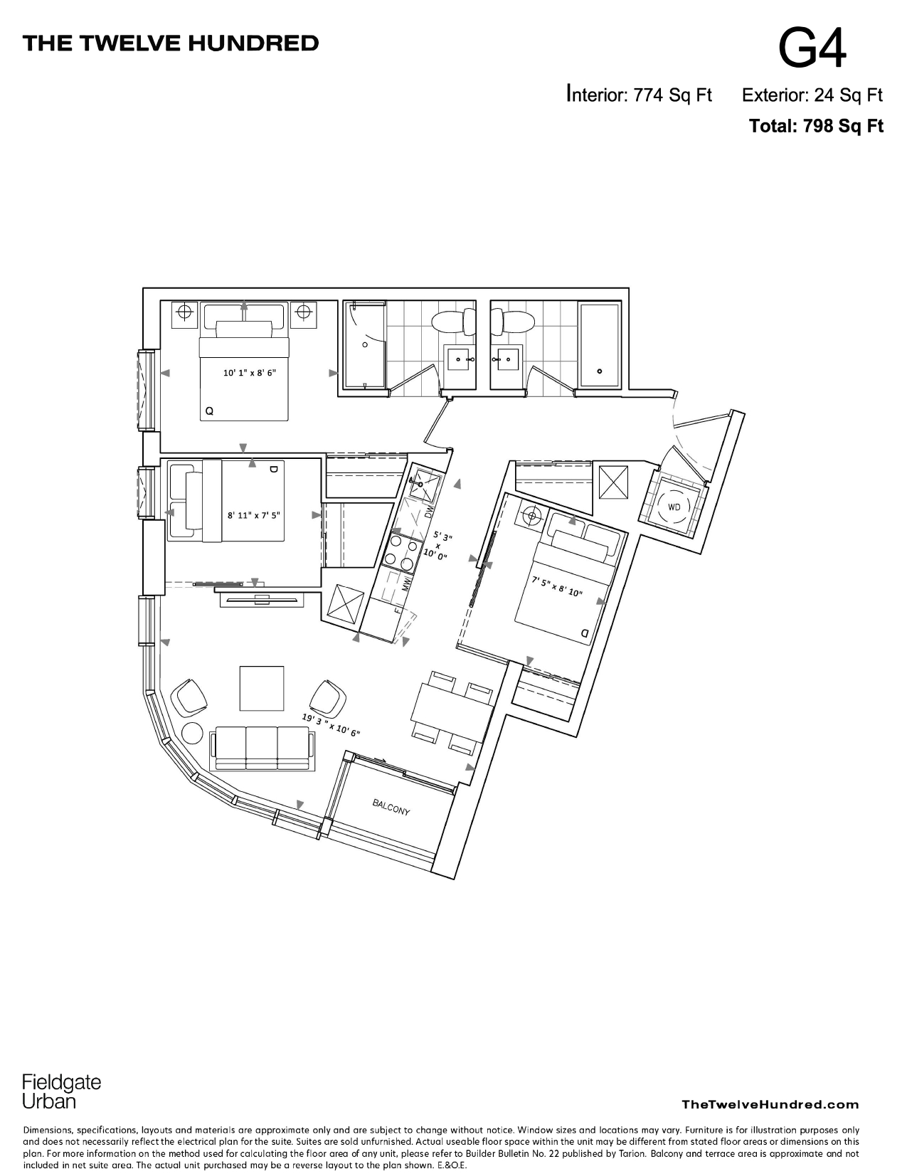 The Twelve Hundred | G4 | Floor Plans and Pricing