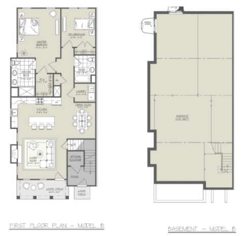 The Villas at Westbrook | Model B | Floor Plans and Pricing