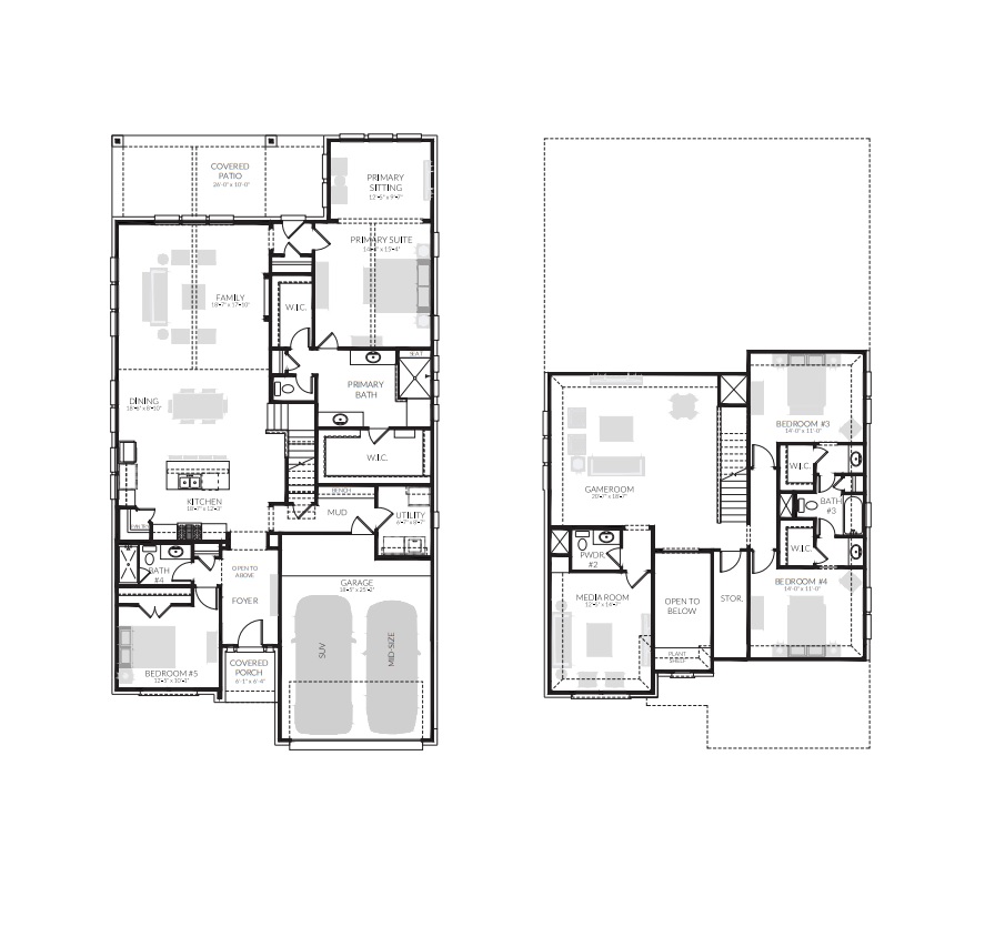 Edgestone at Legacy - The Van Gogh Floor Plan, Frisco TX | Livabl