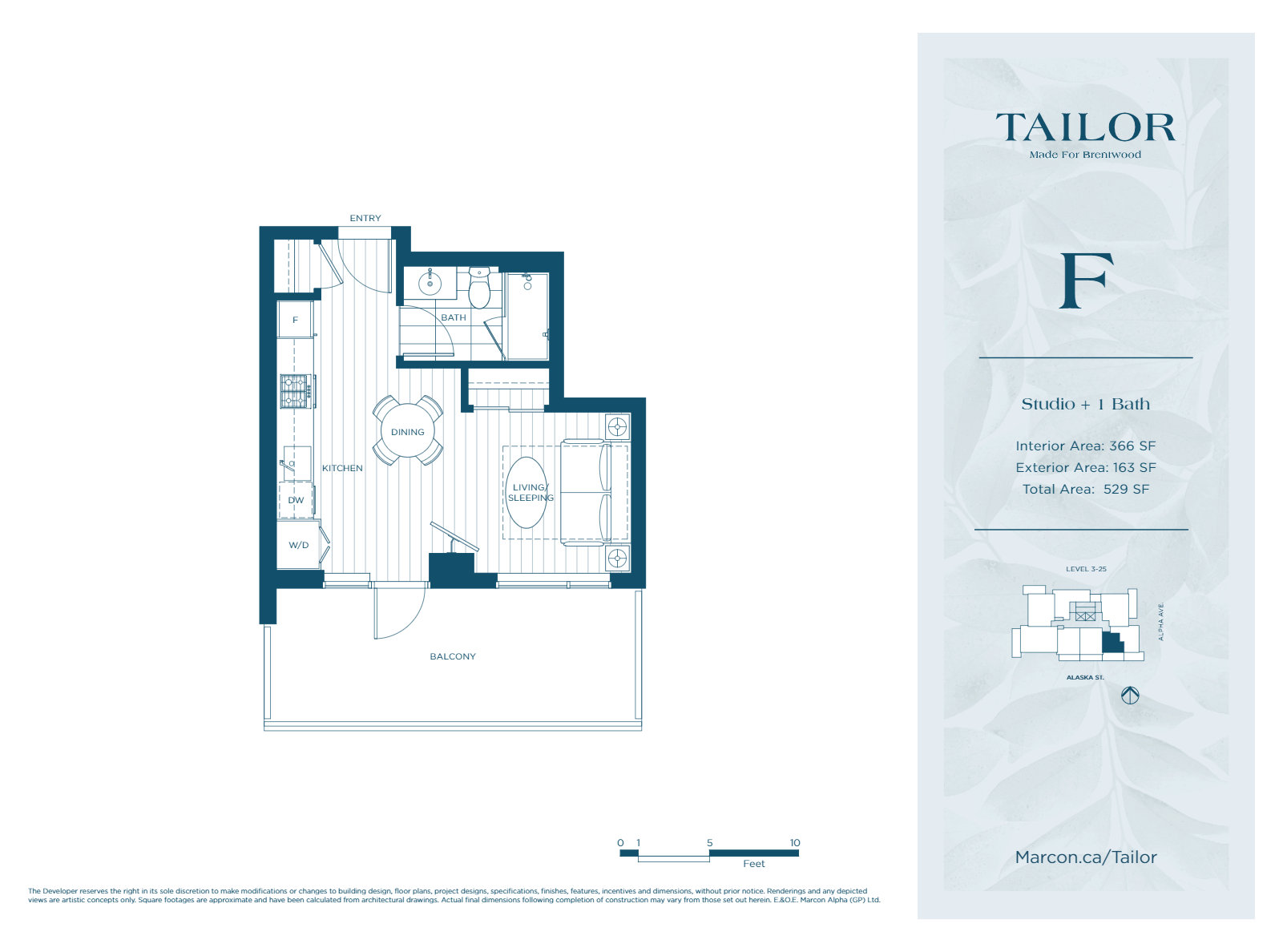 Tailor | F | Floor Plans and Pricing