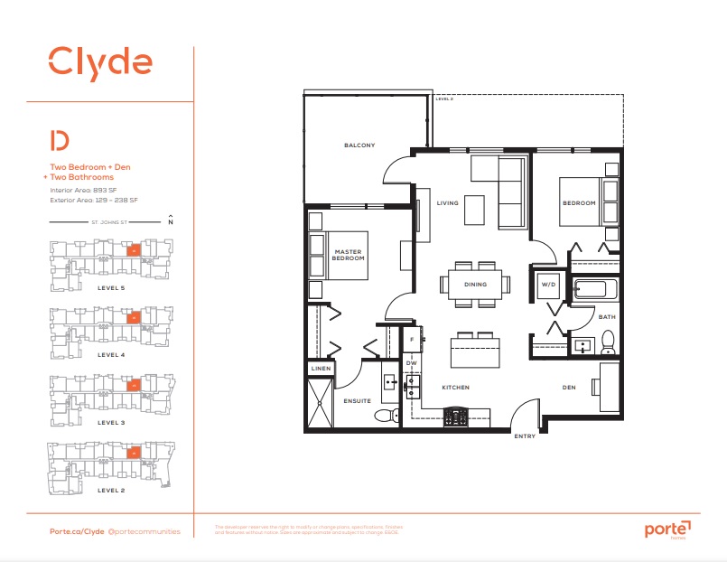 Clyde | 215 | Floor Plans and Pricing