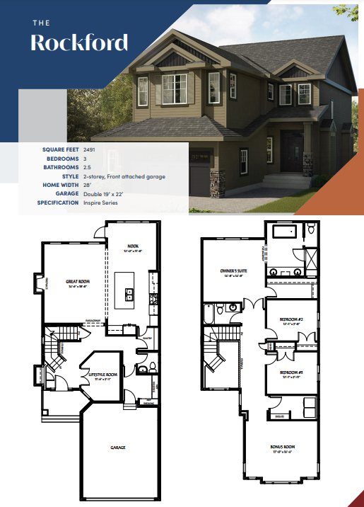 Cy Becker - Rockford Floor Plan, Edmonton AB | Livabl