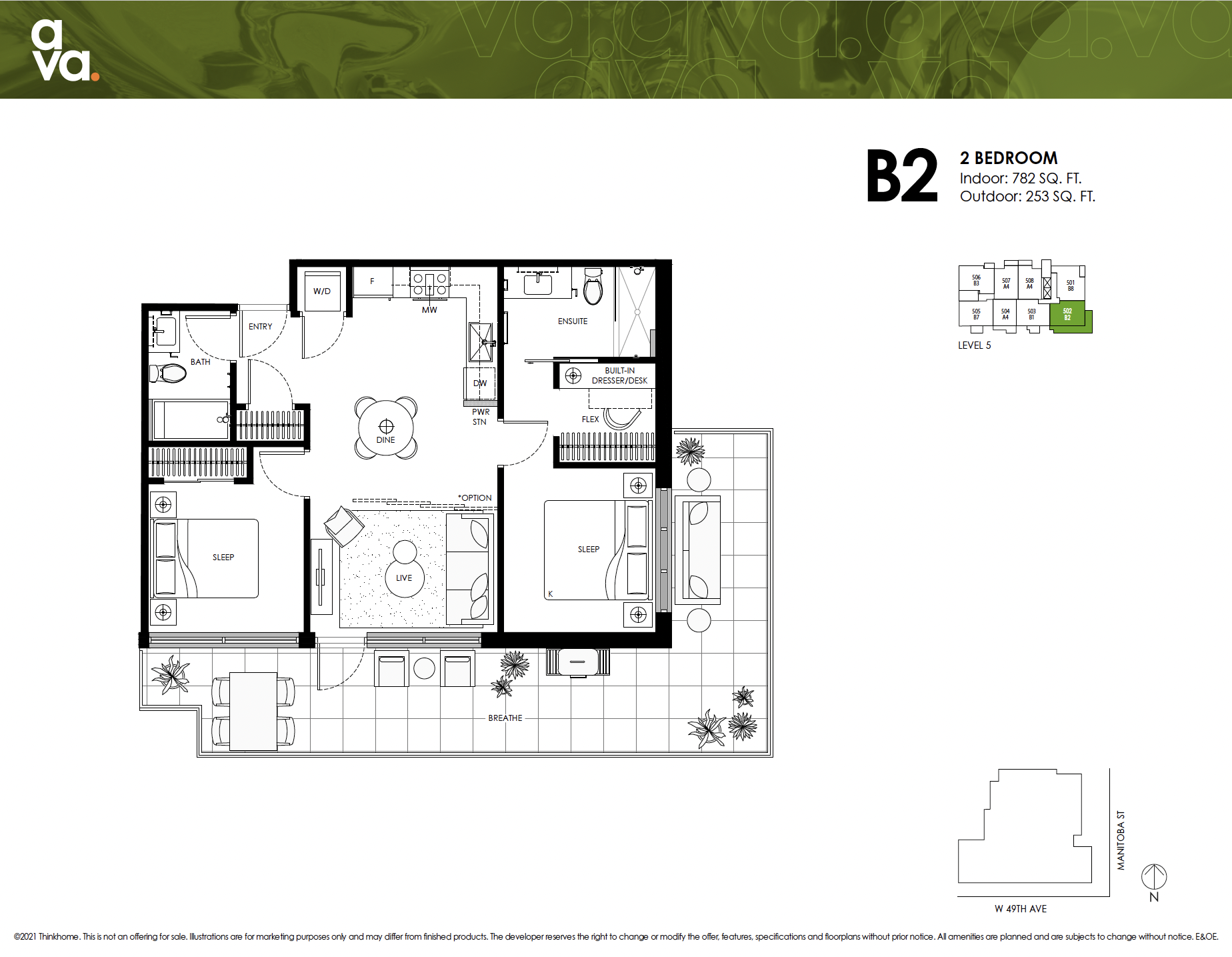 Ava | B2 | Floor Plans and Pricing