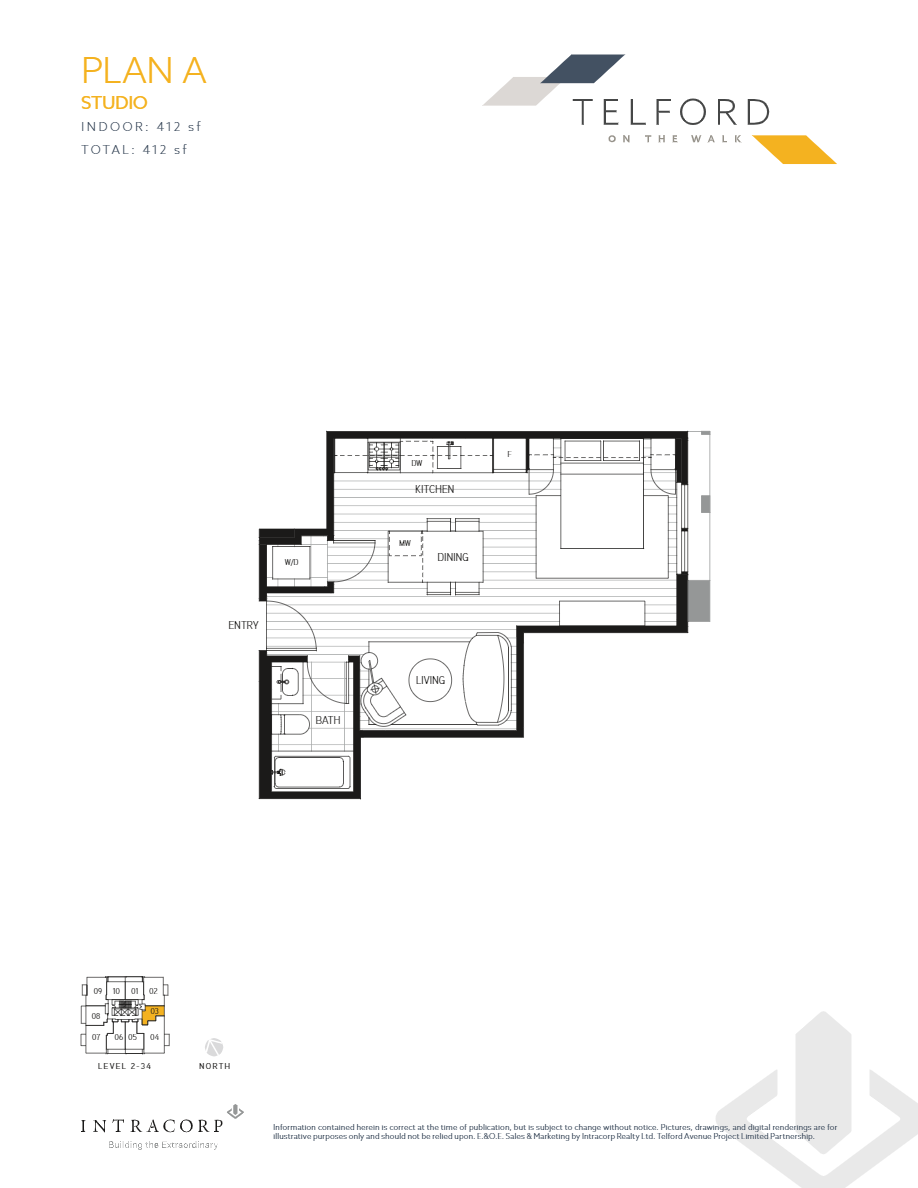 Telford on the Walk | Plan A | Floor Plans and Pricing