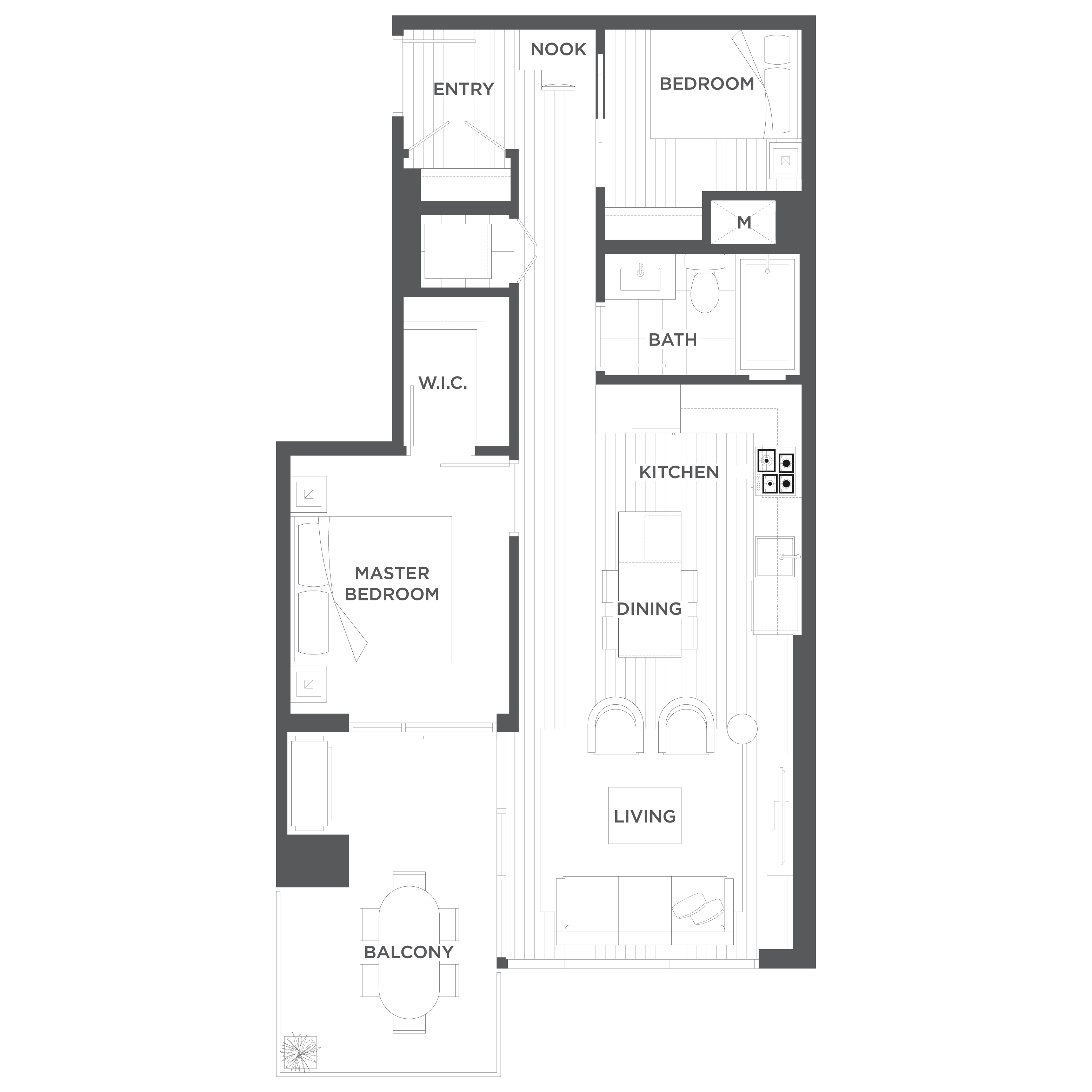Gilmore Place - B1 Floor Plan, Burnaby BC | Livabl