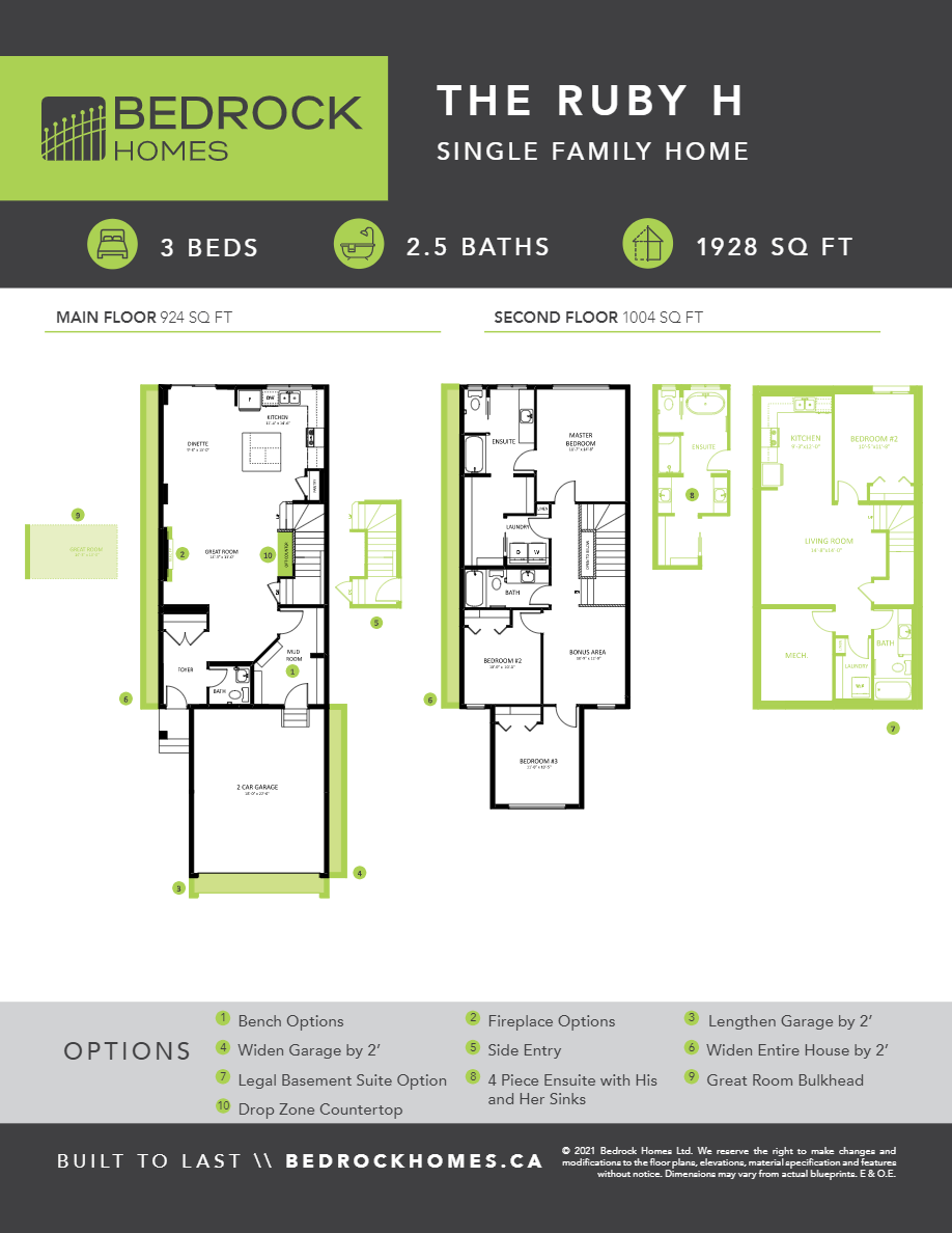 The Hills at Charlesworth - Ruby Floor Plan, Edmonton AB | Livabl