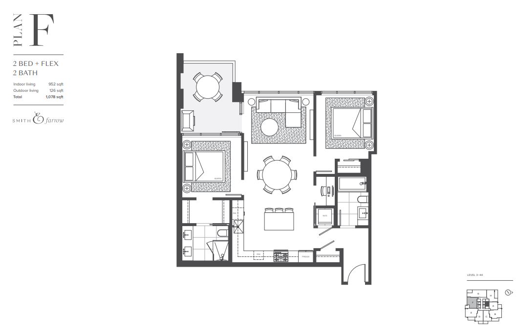 Smith & Farrow - Plan F Floor Plan, Coquitlam BC | Livabl