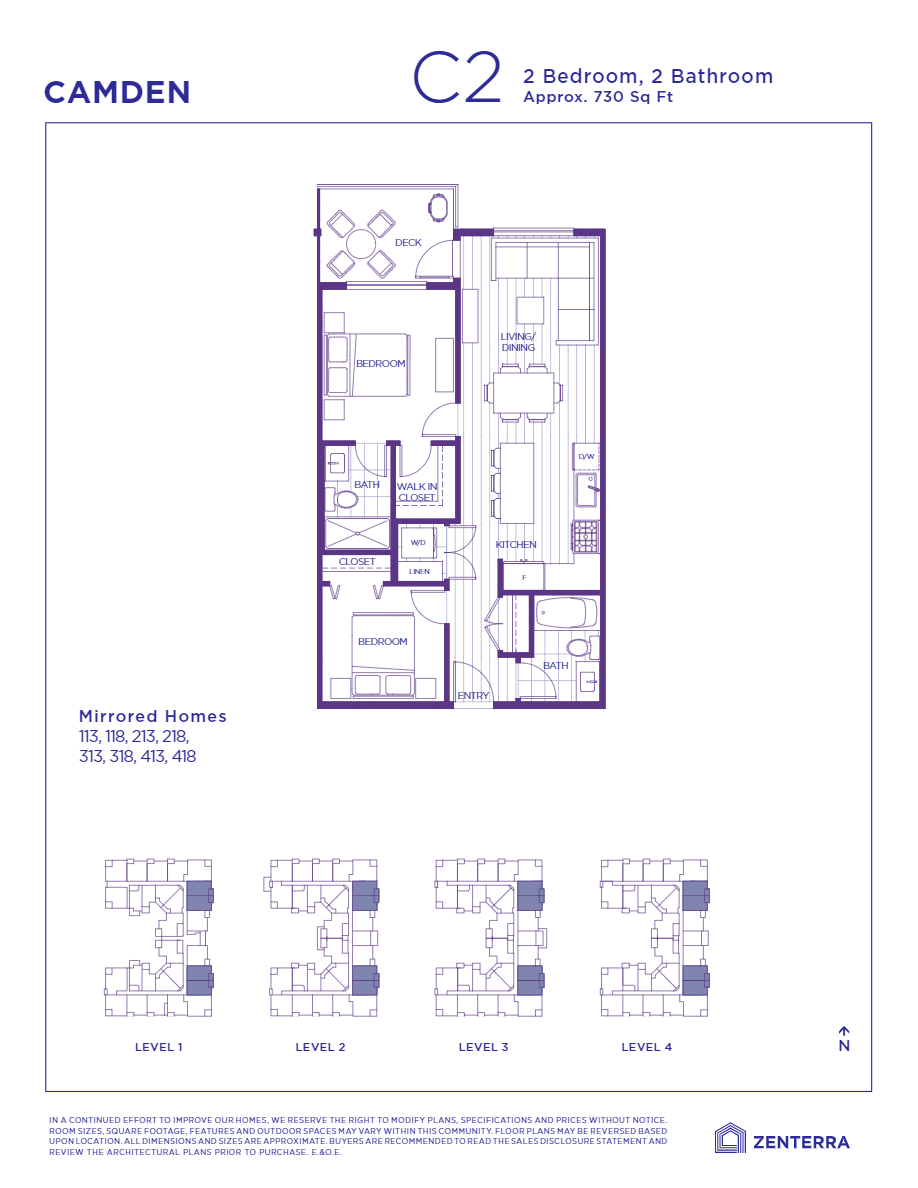 CAMDEN - C2 Floor Plan, Langley Township BC | Livabl