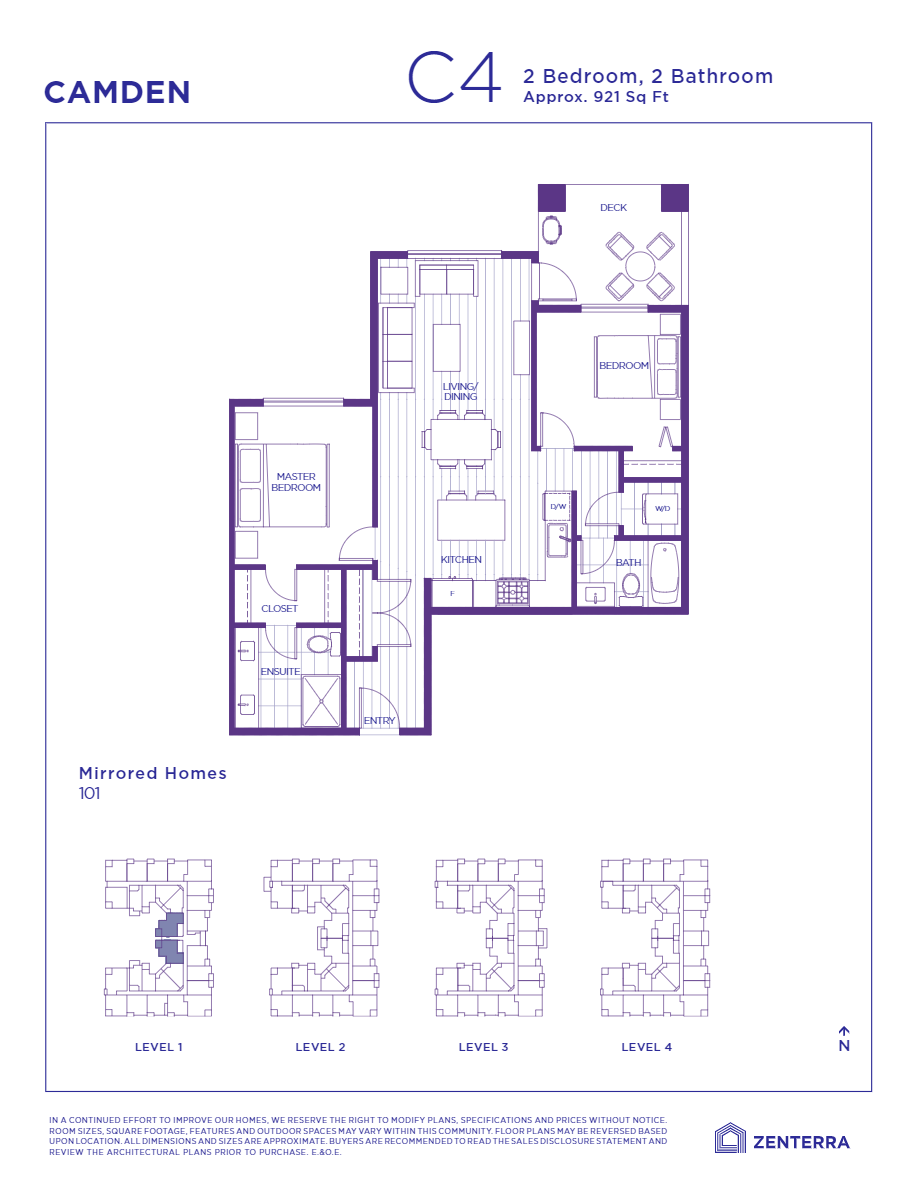 CAMDEN - C4 Floor Plan, Langley Township BC | Livabl