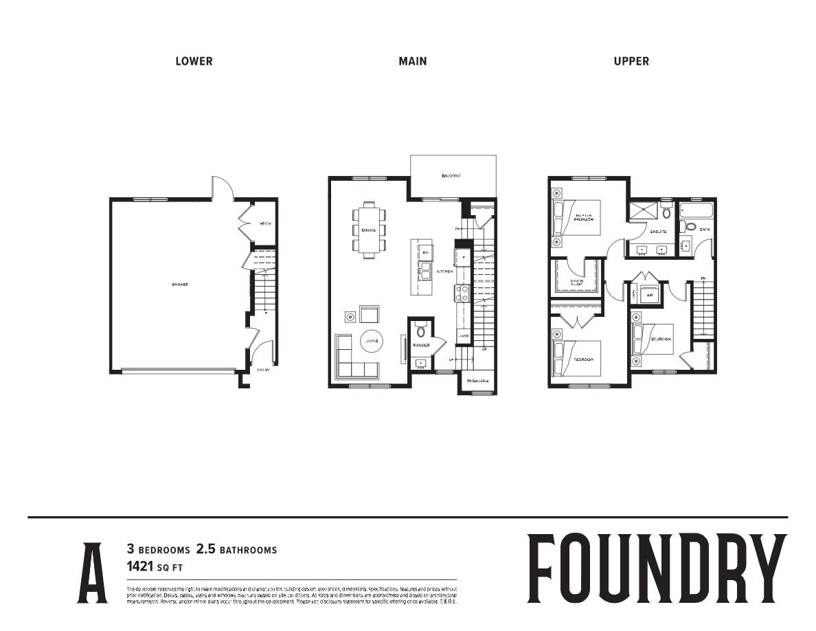 Foundry - A Floor Plan, Langley Township BC | Livabl