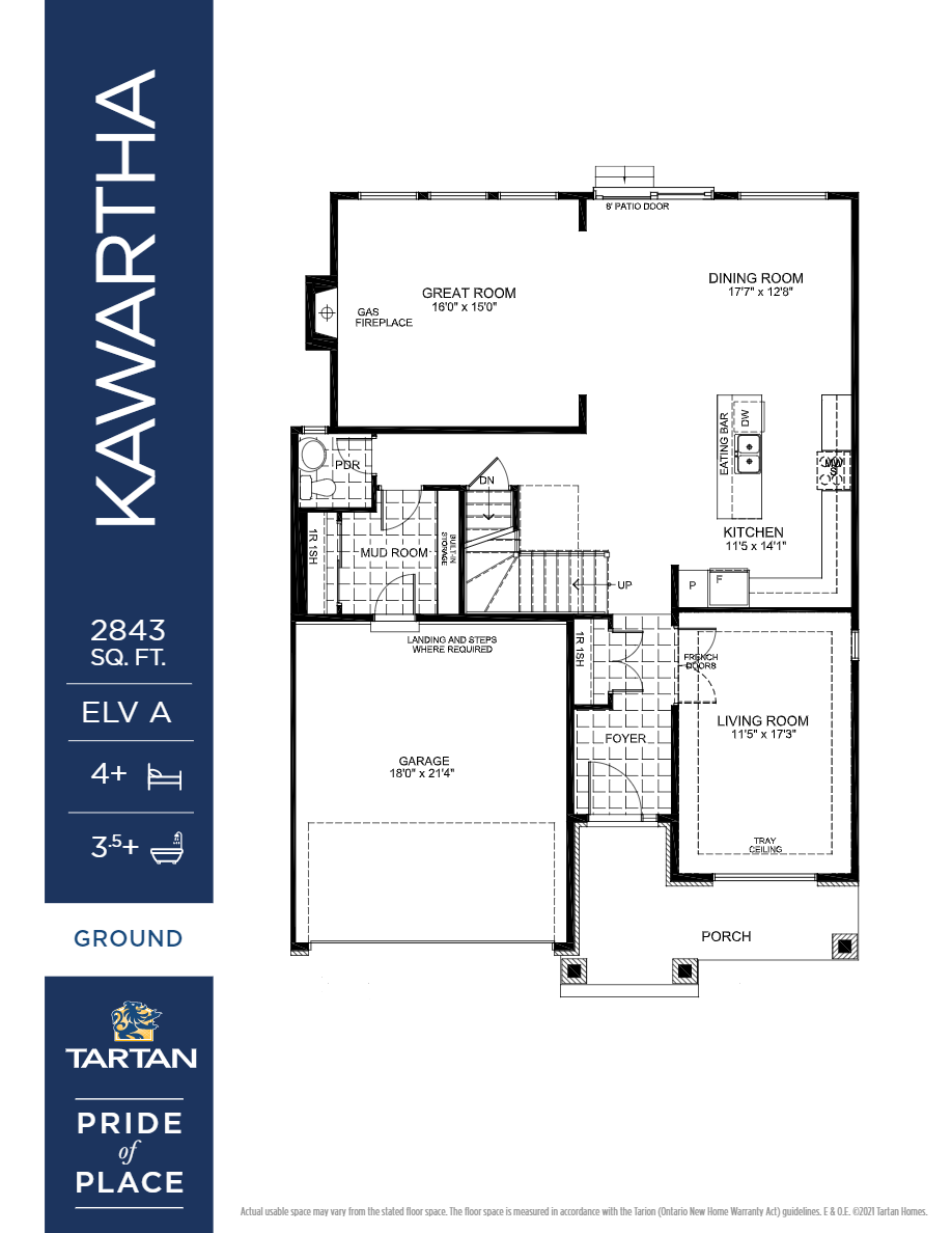 EdenWylde (Tartan) - Kawartha Floor Plan, Ottawa ON | Livabl