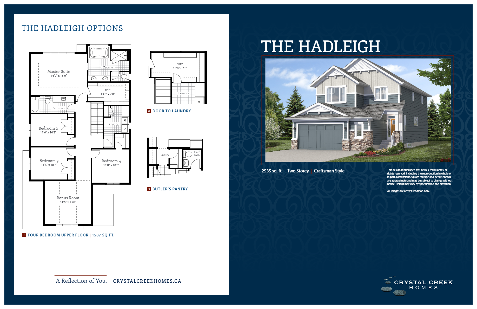 Legacy - The Hadleigh Floor Plan, Calgary AB | Livabl