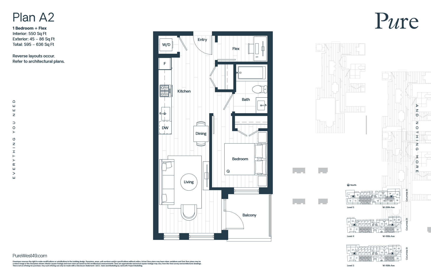 Pure | A2 | Floor Plans and Pricing