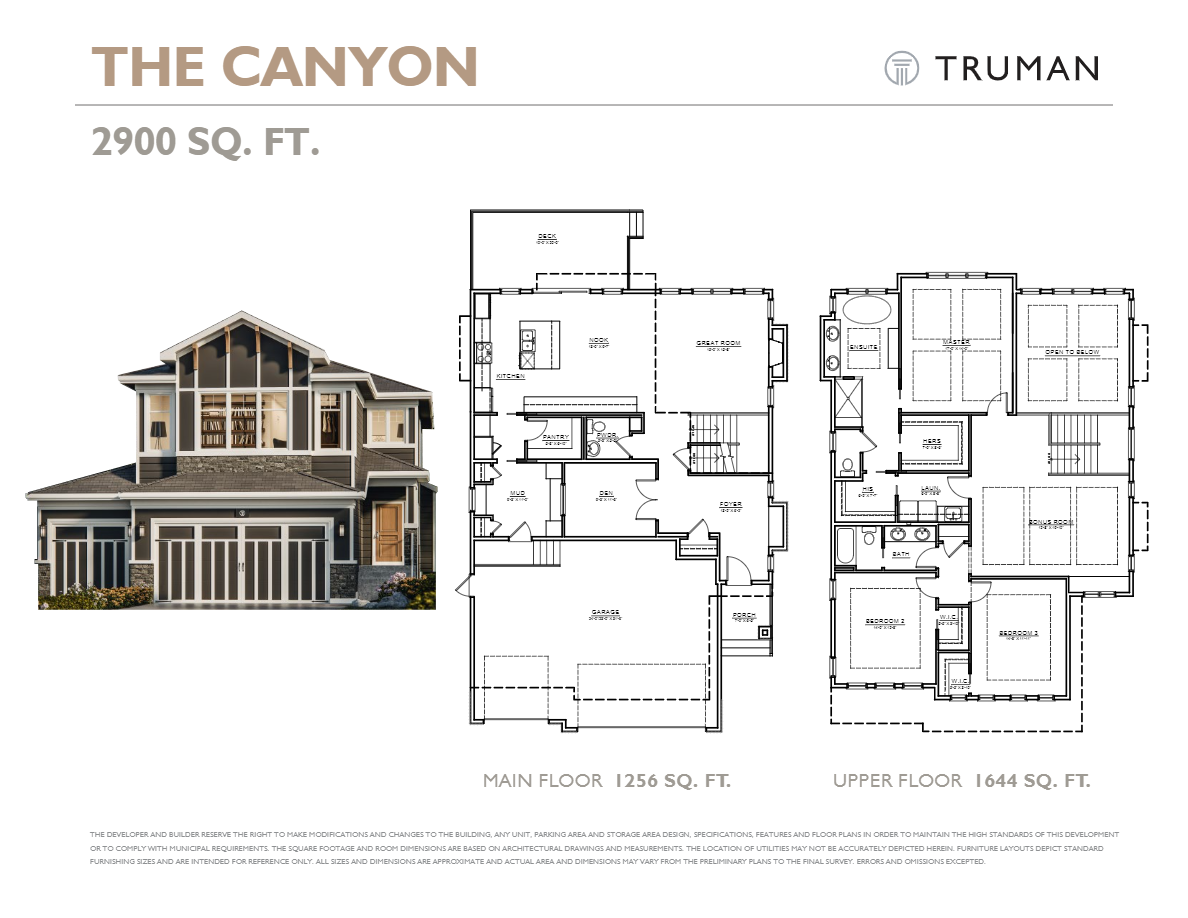 Timberline Estates | The Canyon | Floor Plans and Pricing