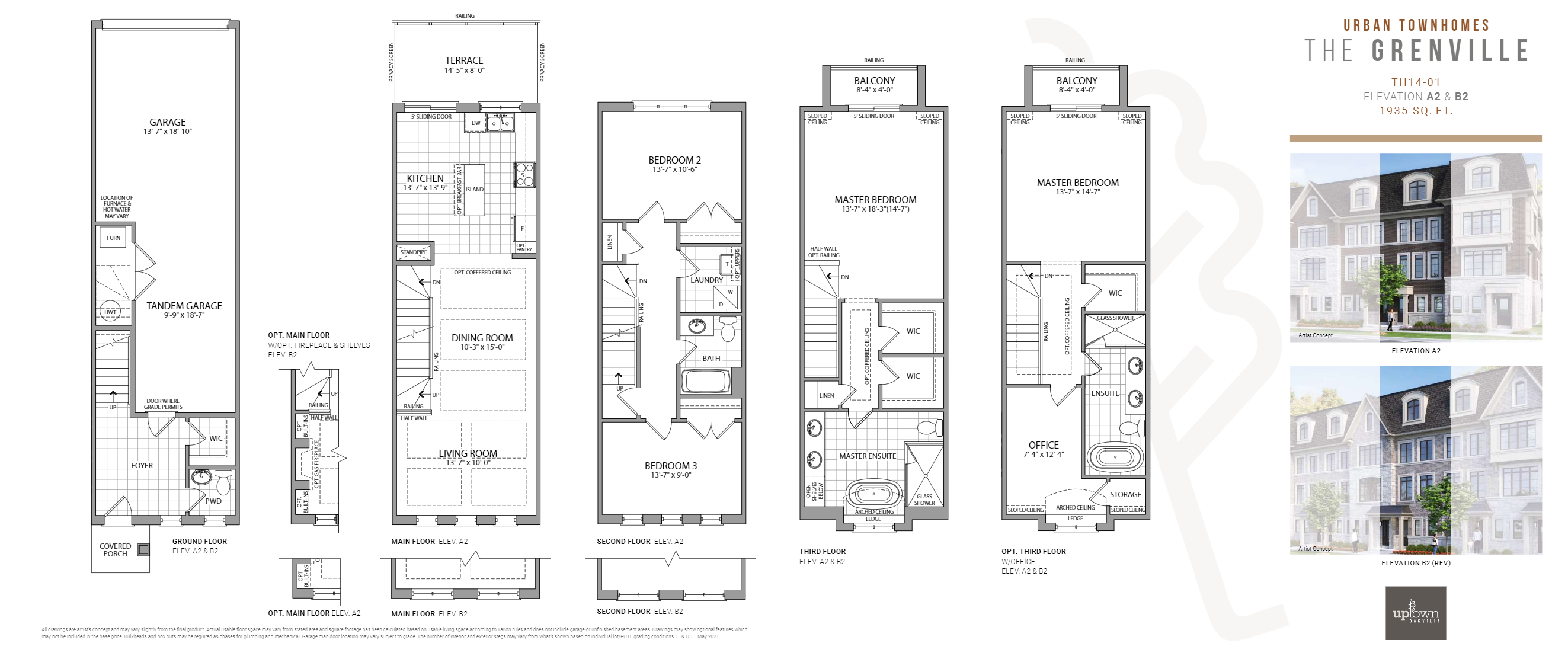 Uptown Oakville | The Grenville | Floor Plans and Pricing