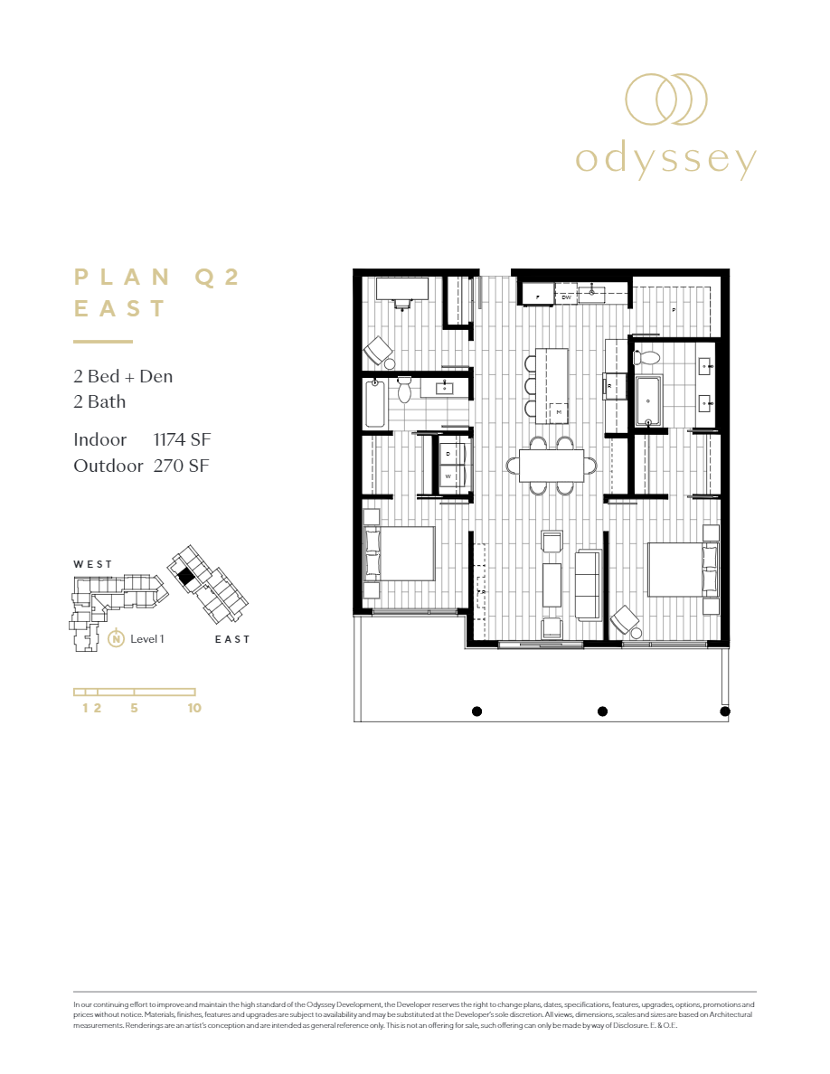 Odyssey - Q2 Floor Plan, Surrey BC | Livabl