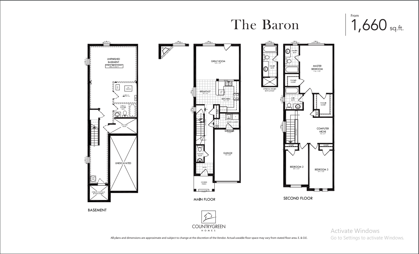 Royal Valley at Victoria Park: Phase II - The Baron - Elevation C and D ...