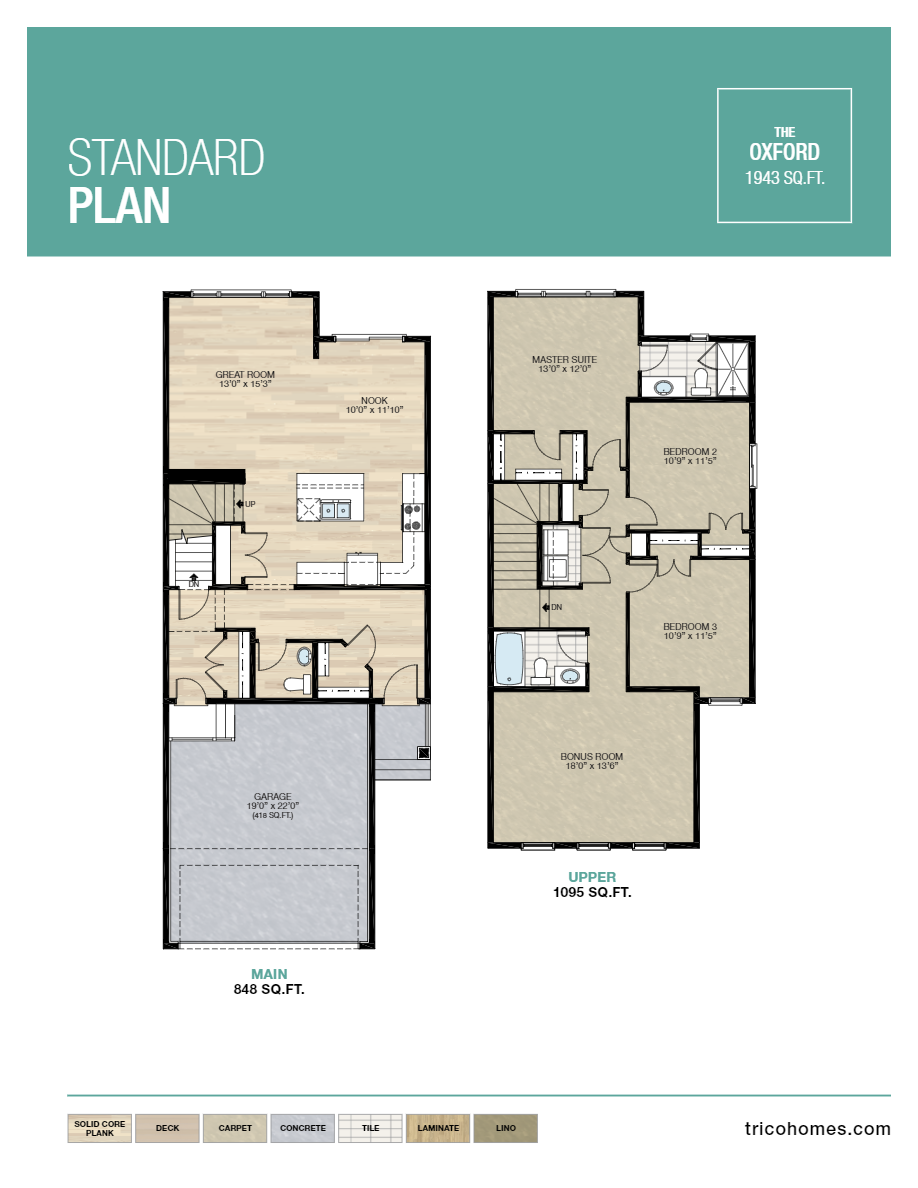 Seton - Oxford Elite Floor Plan, Calgary AB | Livabl