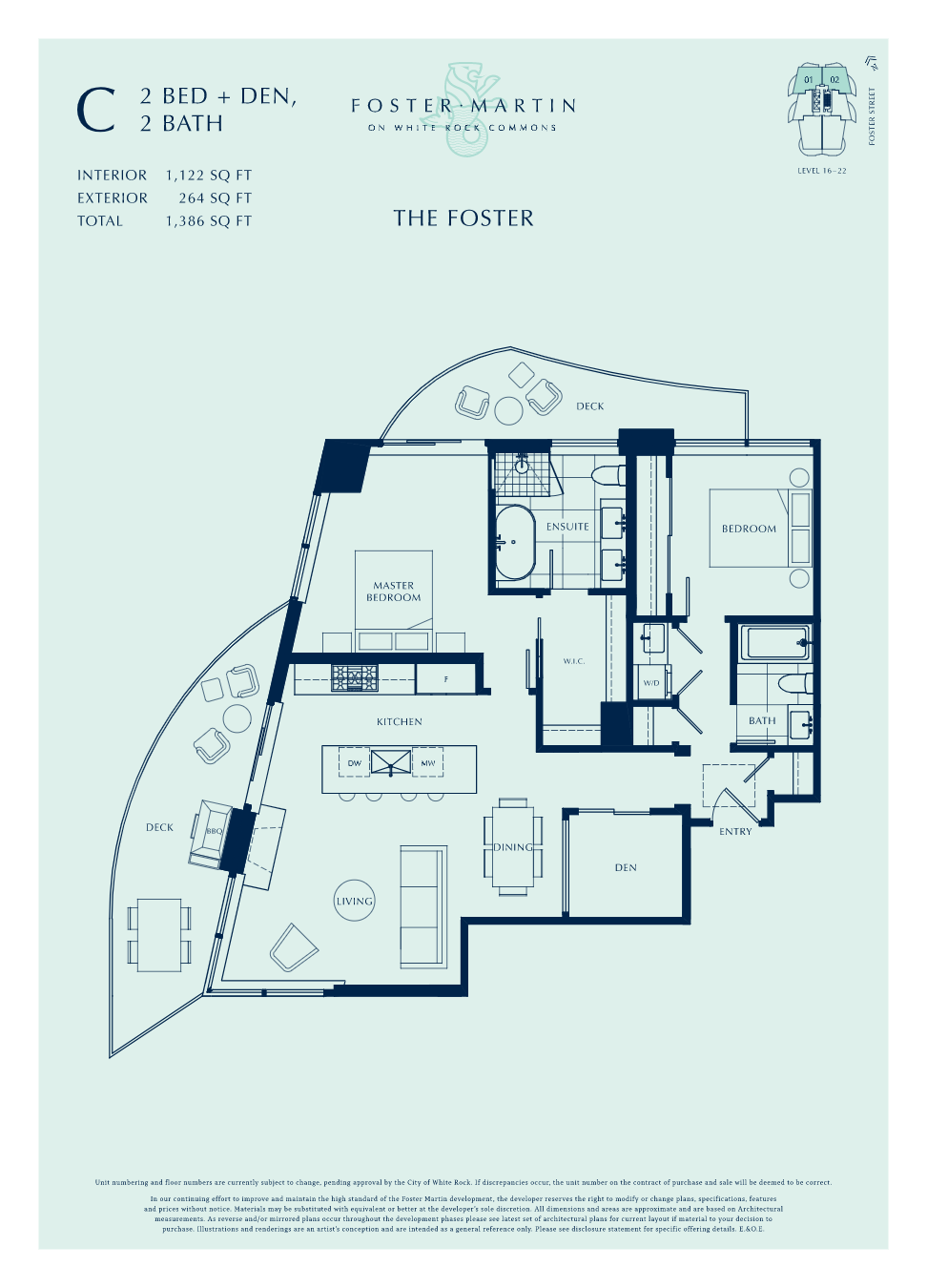 Foster Martin Condos | C | Floor Plans and Pricing