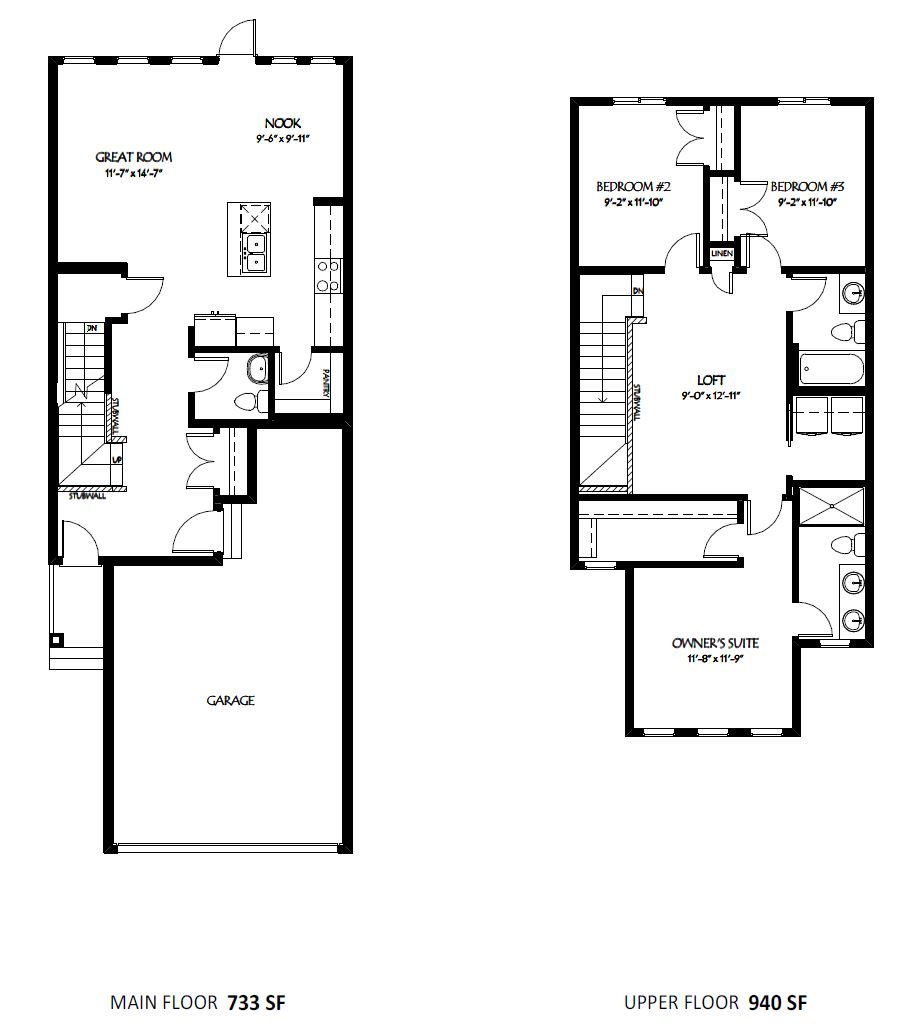 Cy Becker - Willow Floor Plan, Edmonton AB | Livabl