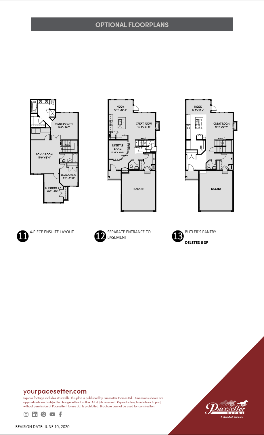Village at Griesbach - Riley Floor Plan, Northwest AB | Livabl