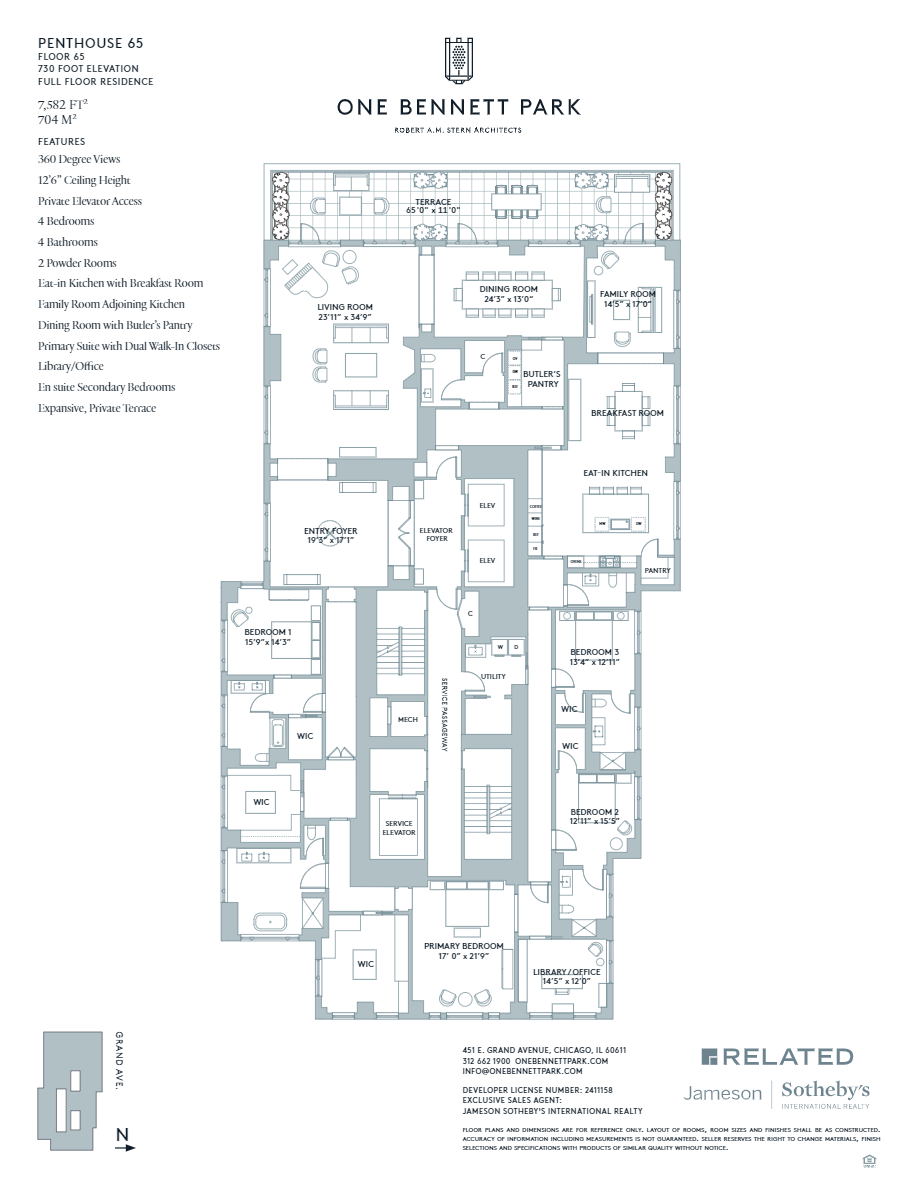 One Bennett Park - PH 65, Chicago IL | Livabl