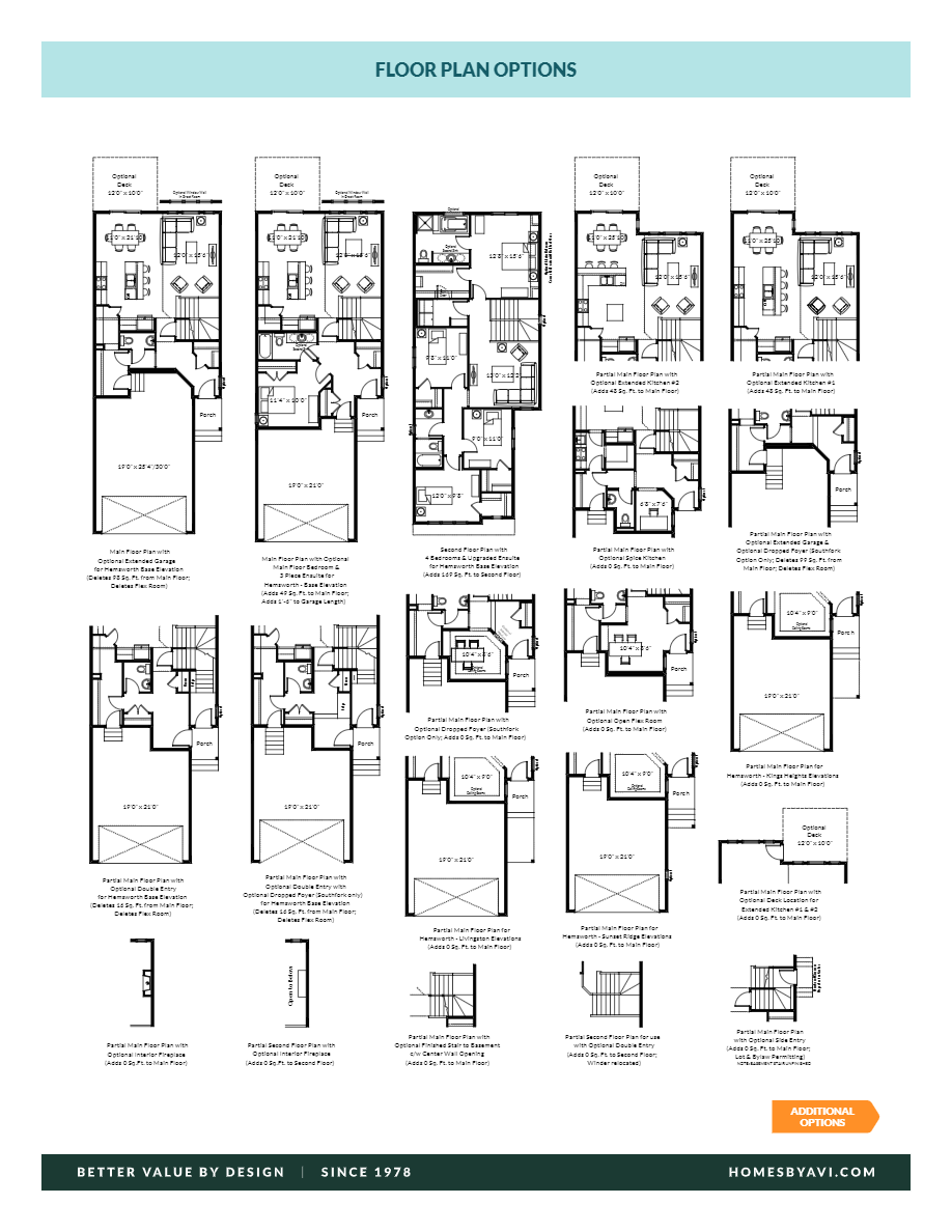 Riverside - The Hemsworth Floor Plan, St. Albert AB | Livabl