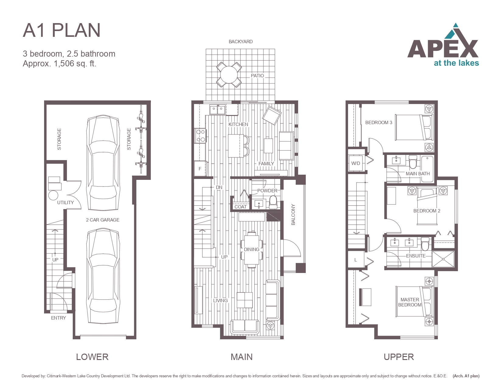 Apex at the Lakes | A1 | Floor Plans and Pricing