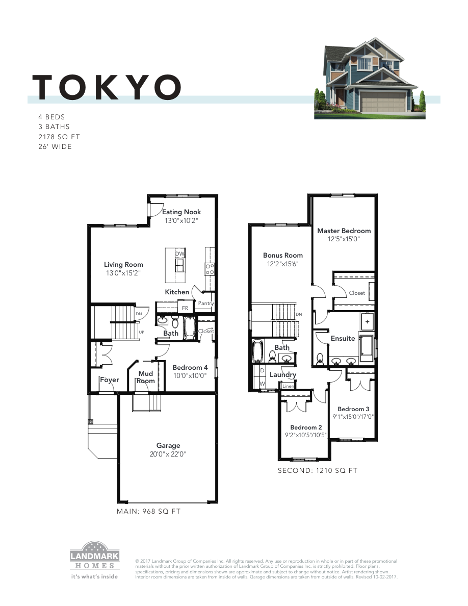 Aster - Tokyo Floor Plan, Edmonton AB | Livabl
