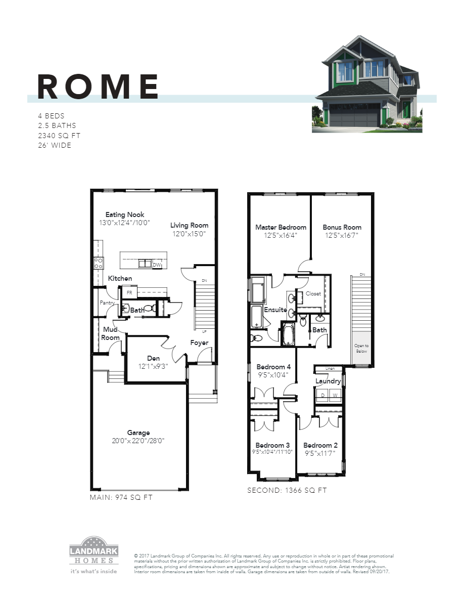 Rosewood at Secord | Rome | Floor Plans and Pricing