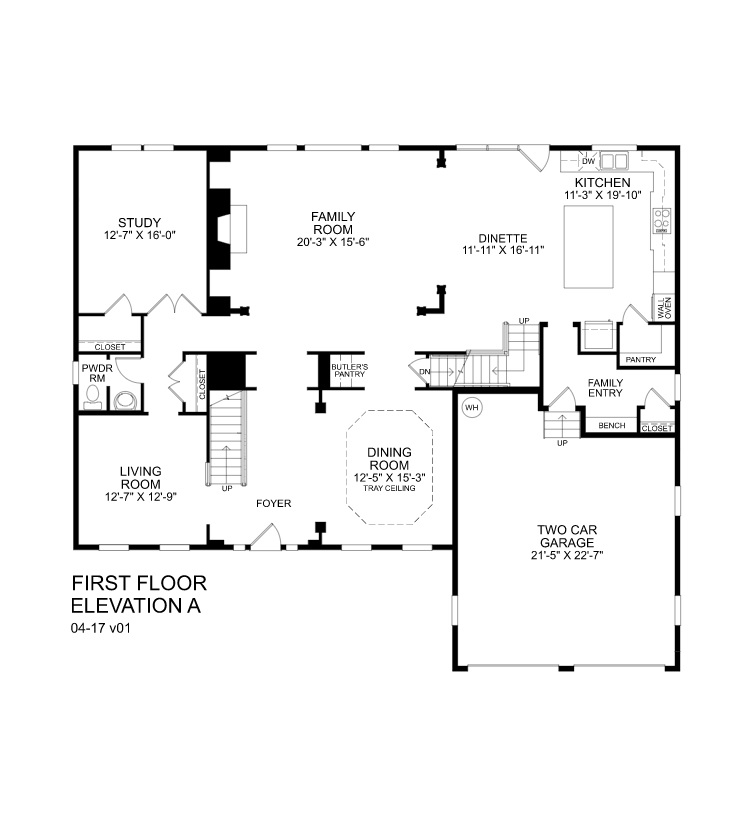 Willowsford at The Greens Village - Regents Park II Floor Plan, Aldie ...