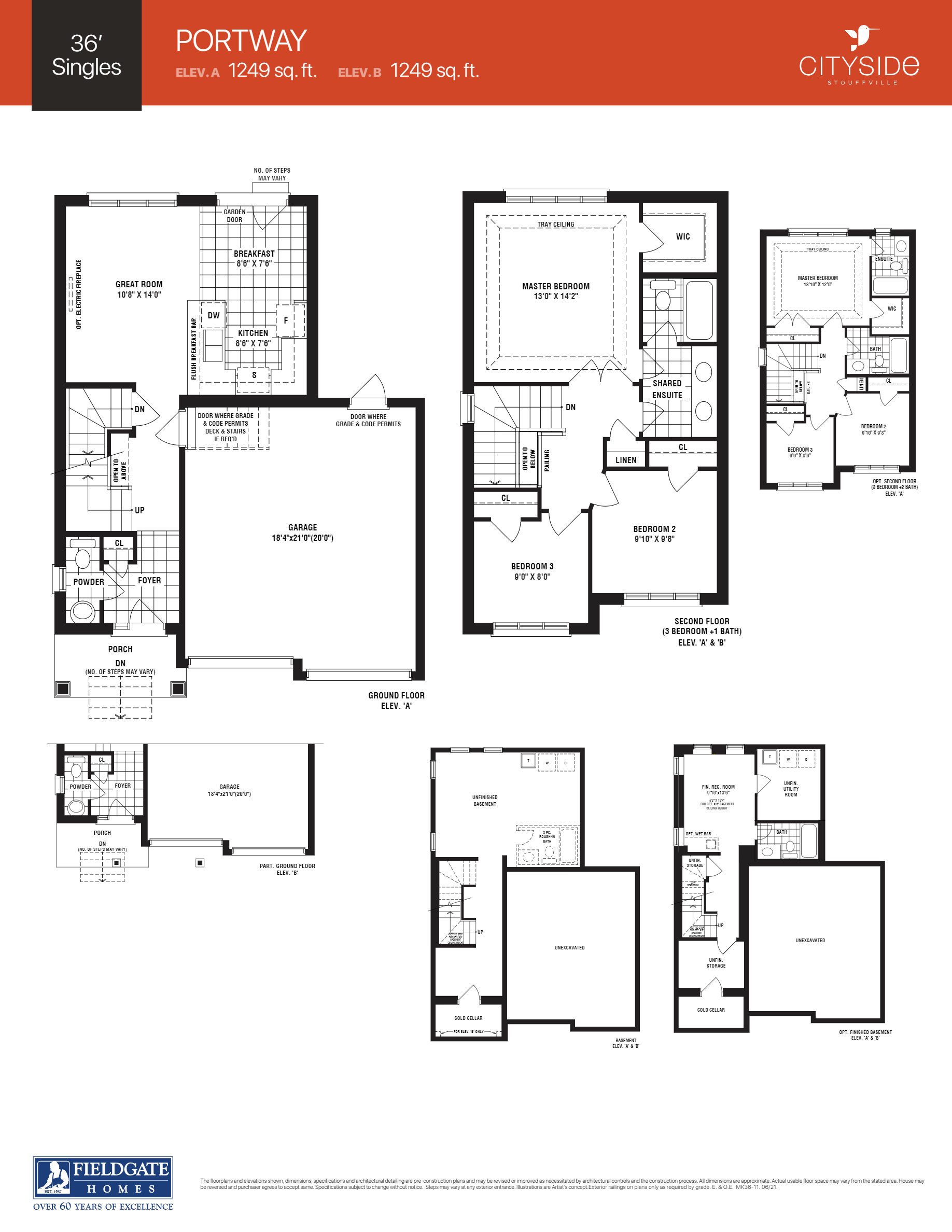 Cityside - Phase 2 - Portway - Elev. A Floor Plan, Whitchurch ...