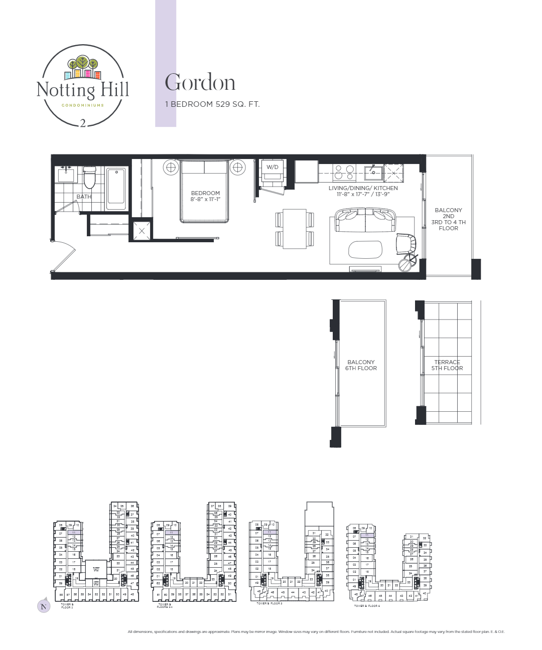 Notting Hill Condominiums | Gordon | Floor Plans and Pricing