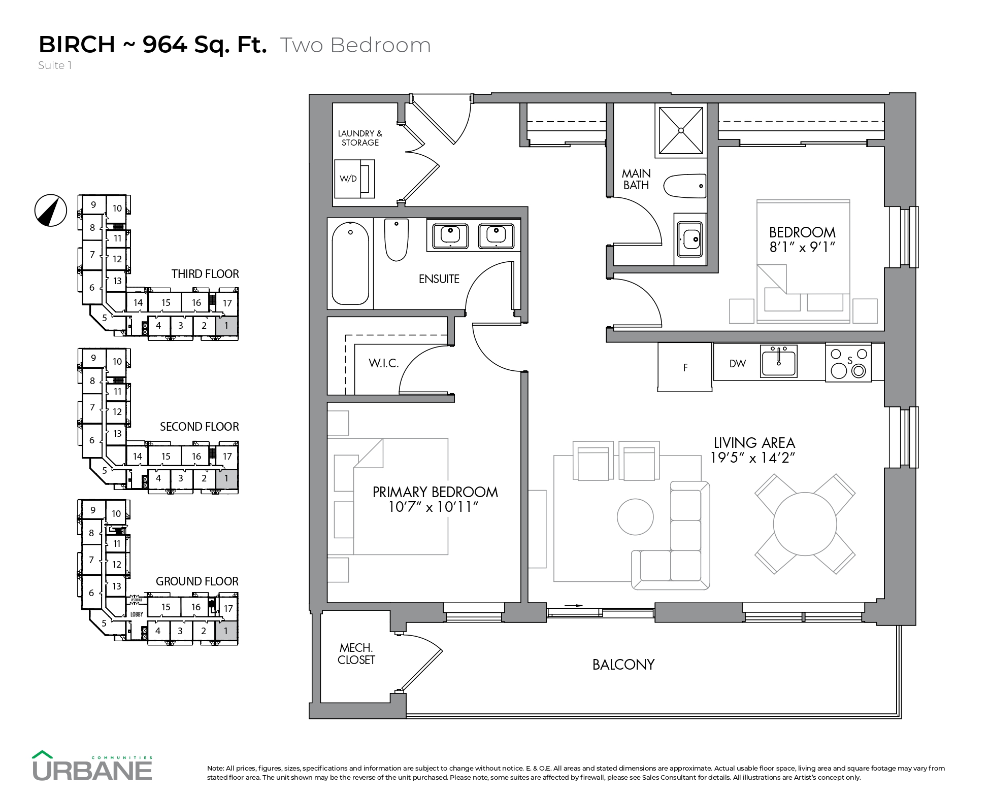 Marbella Condominiums - Birch Floor Plan, Niagara Falls ON | Livabl